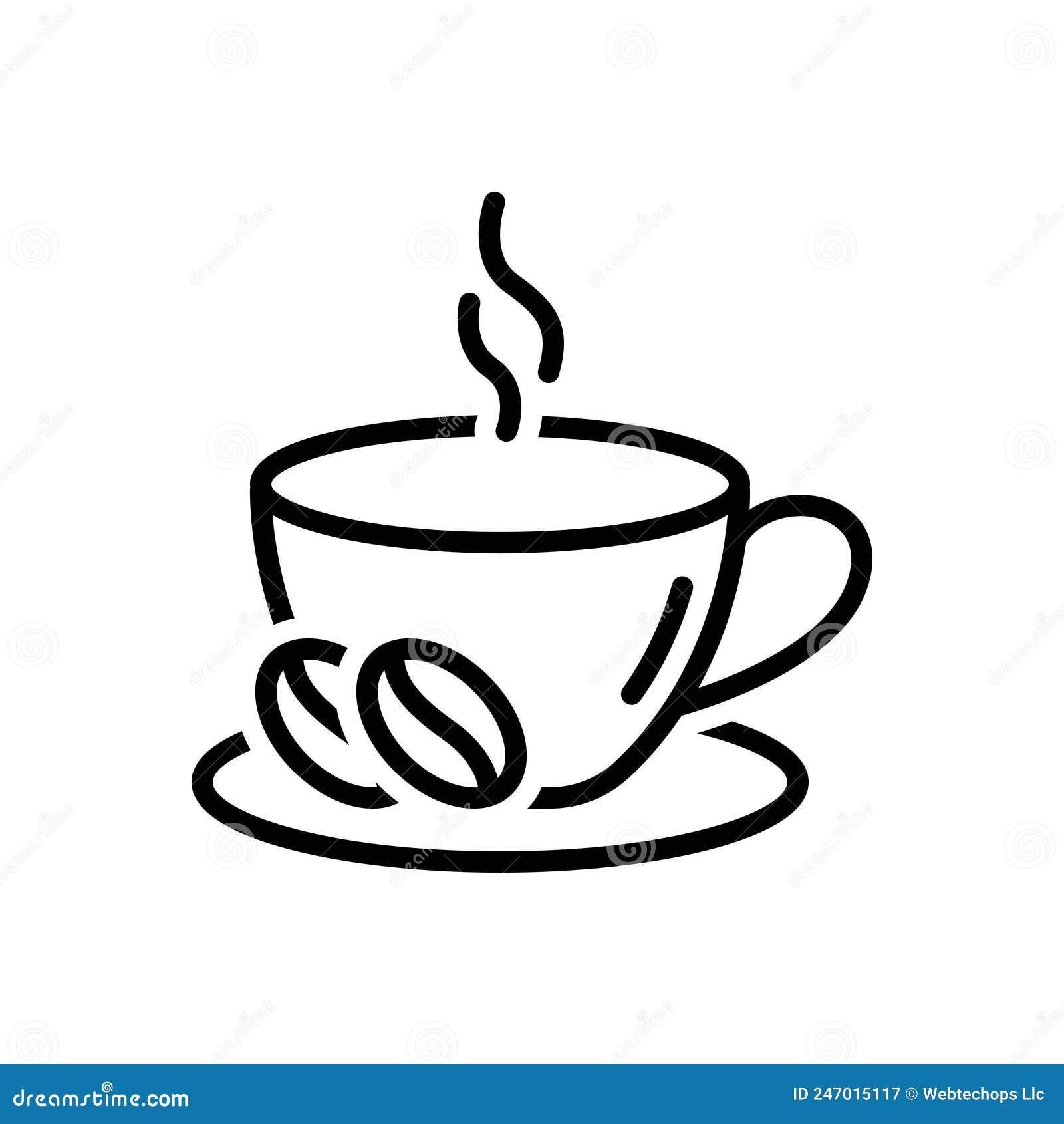 Coffee And Caffeine Skeletal Formula Molecular Structure. Chemistry And ... Coffee And Caffeine Skeletal Formula Molecular Structure. Chemistry And ...