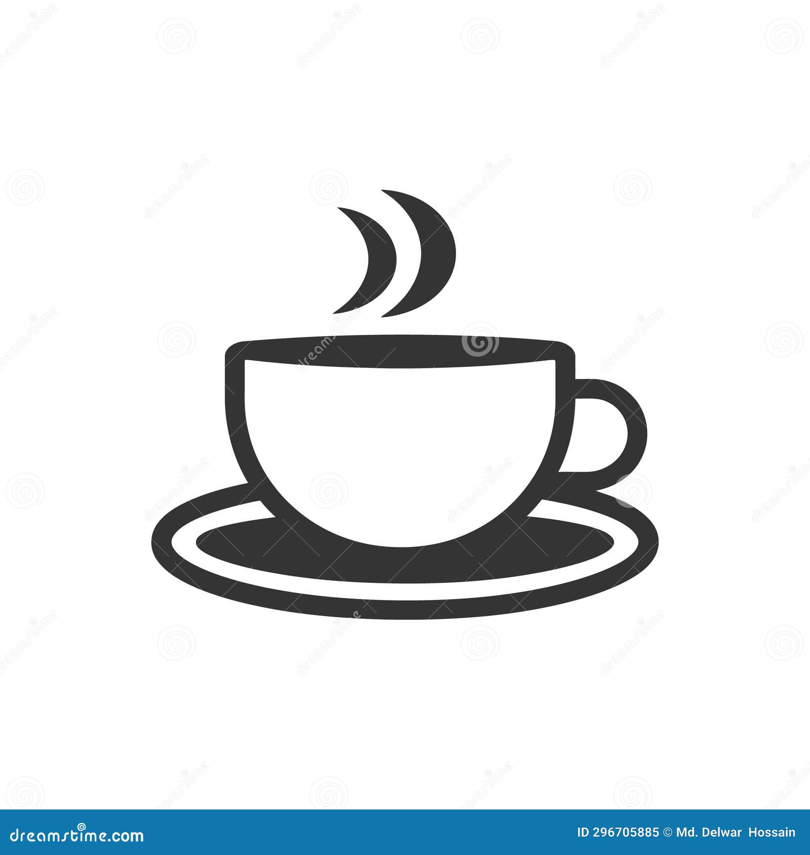 Coffee Icon stock vector. Illustration of aroma, brewed - 296705885