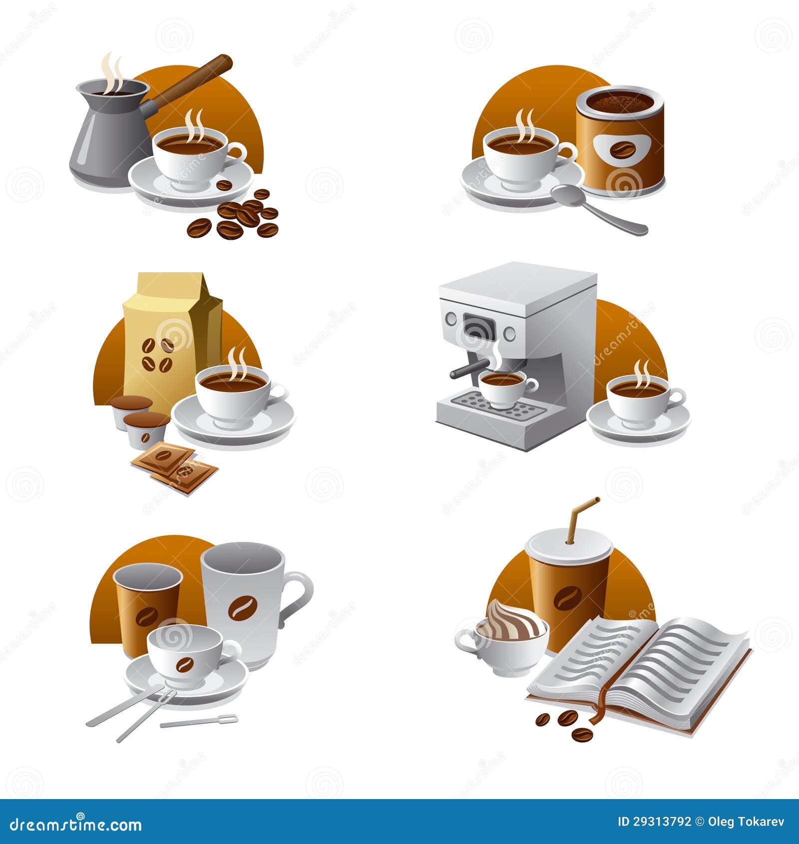 Coffee icons stock illustration. Illustration of sugar - 29313792