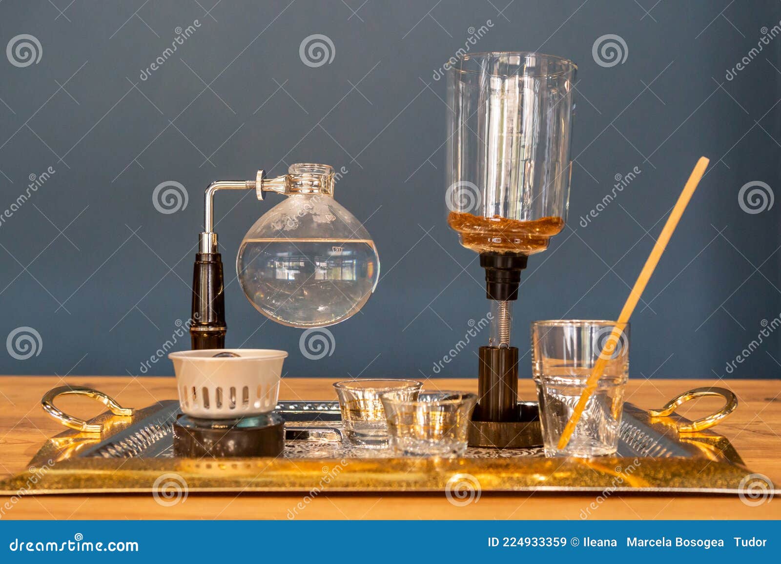 Coffee Infuser - Special Technique and Details Stock Image - Image of ...