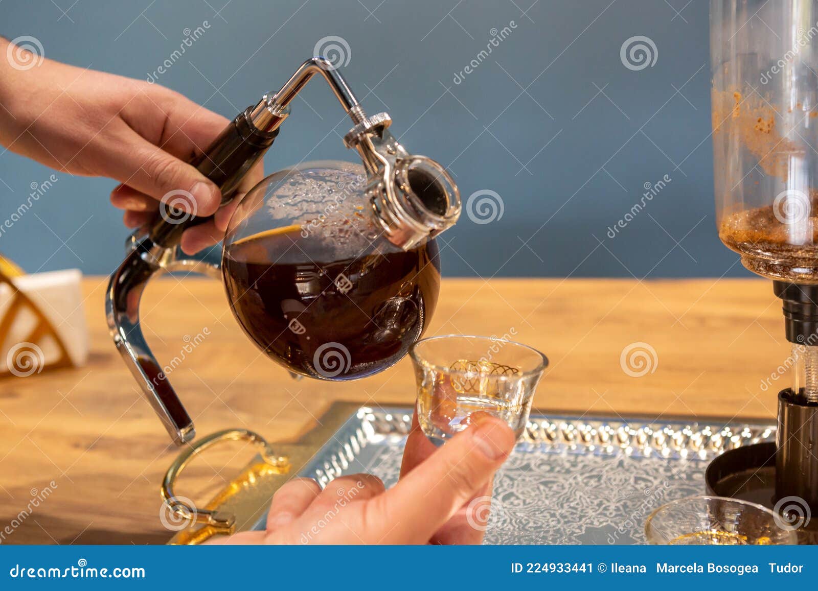 Coffee Infuser - Special Technique and Details Stock Image - Image of ...