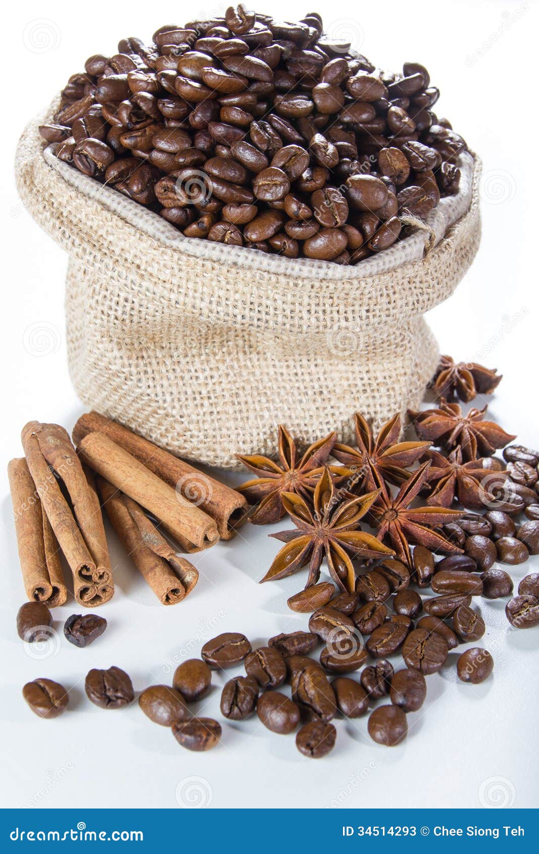 Coffee Ingredient stock image. Image of cinnamon, barrel - 34514293