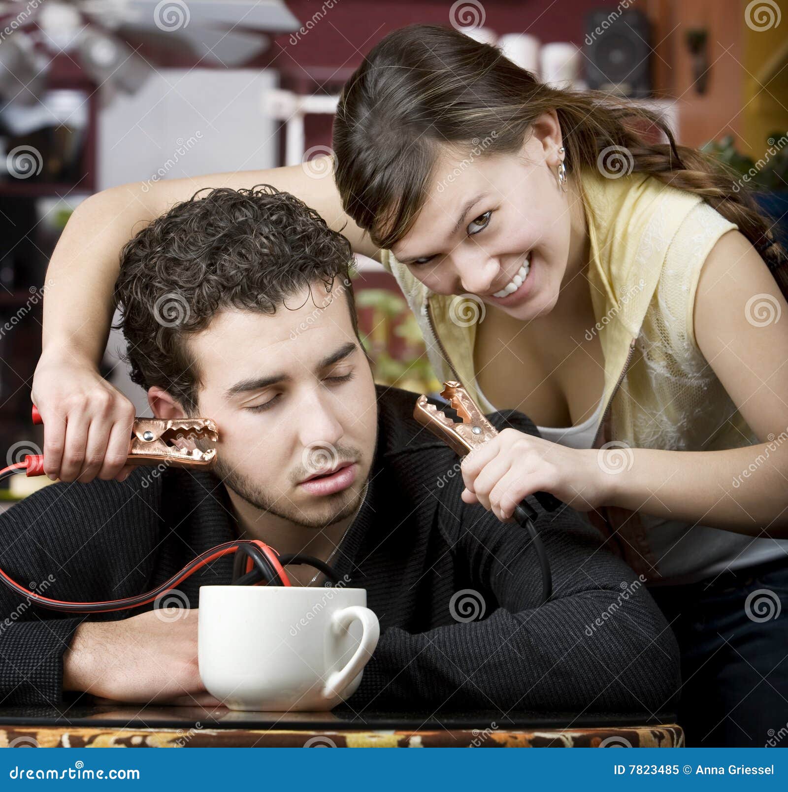 Coffee Jolt stock image. Image of face, eyes, sleepy, liquid - 7823485