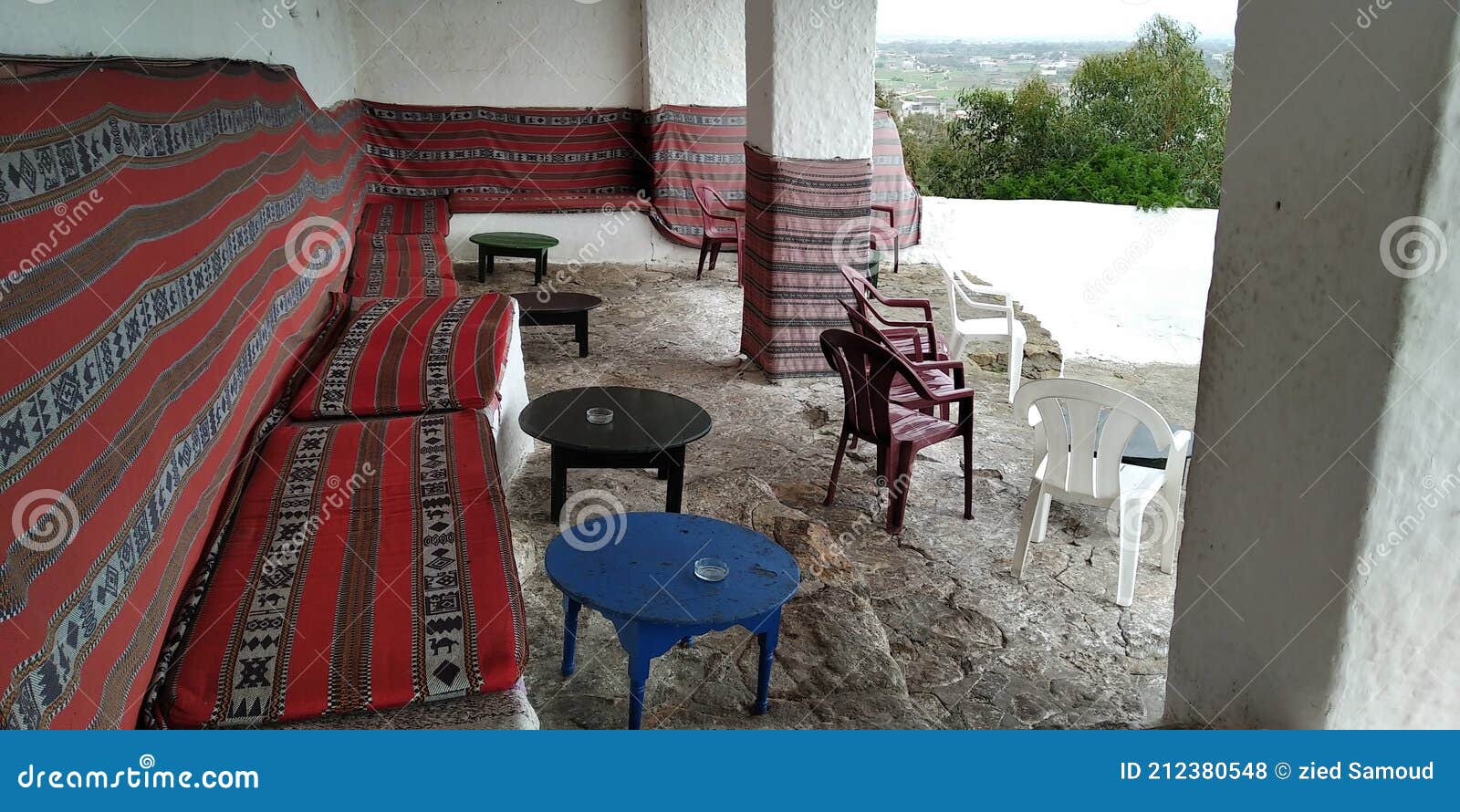 Coffee Kelibia Castle Tunisia Stock Photo - Image of tunisia, kelibia ...