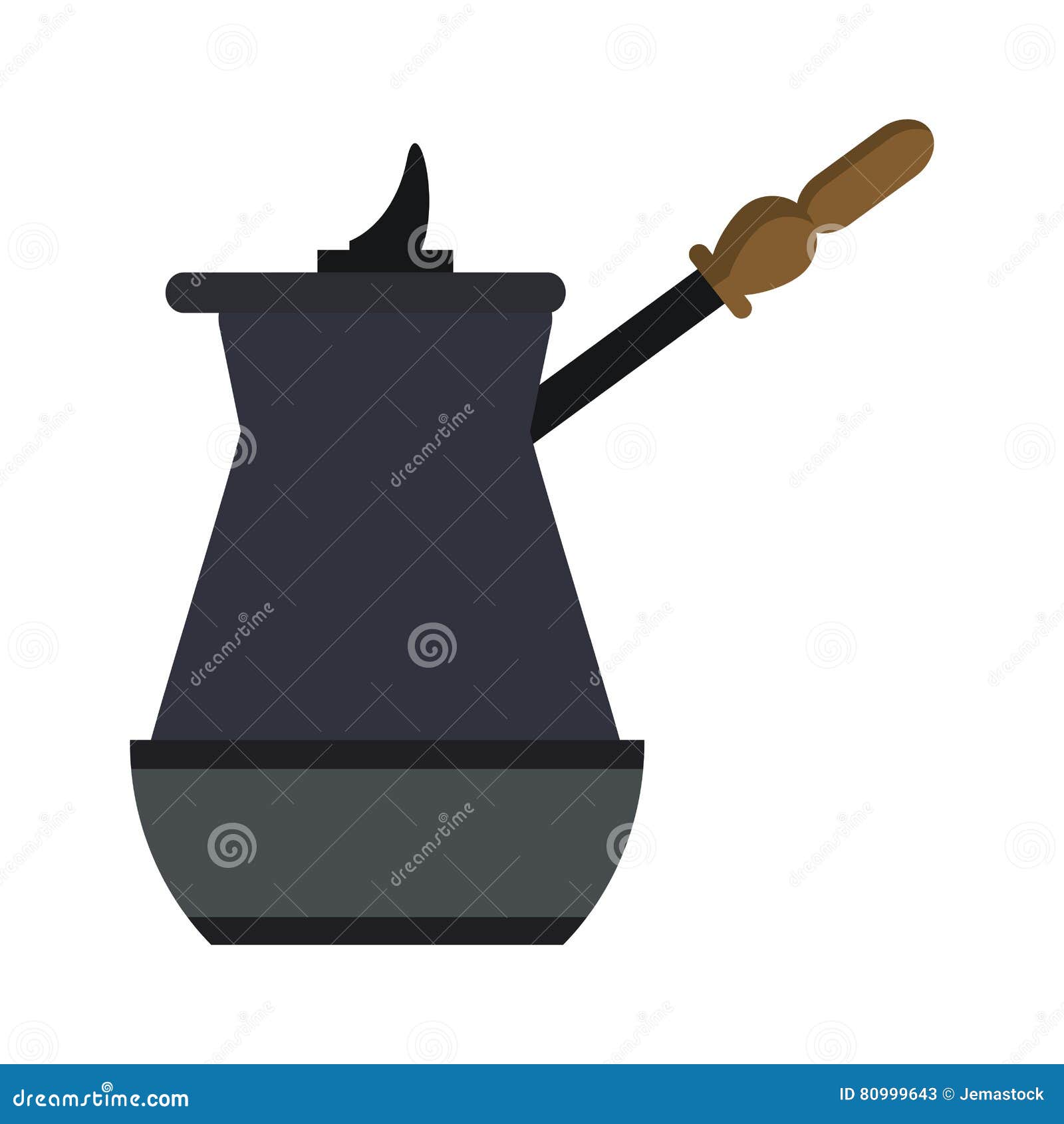 Coffee kettle design stock vector. Illustration of drink - 80999643