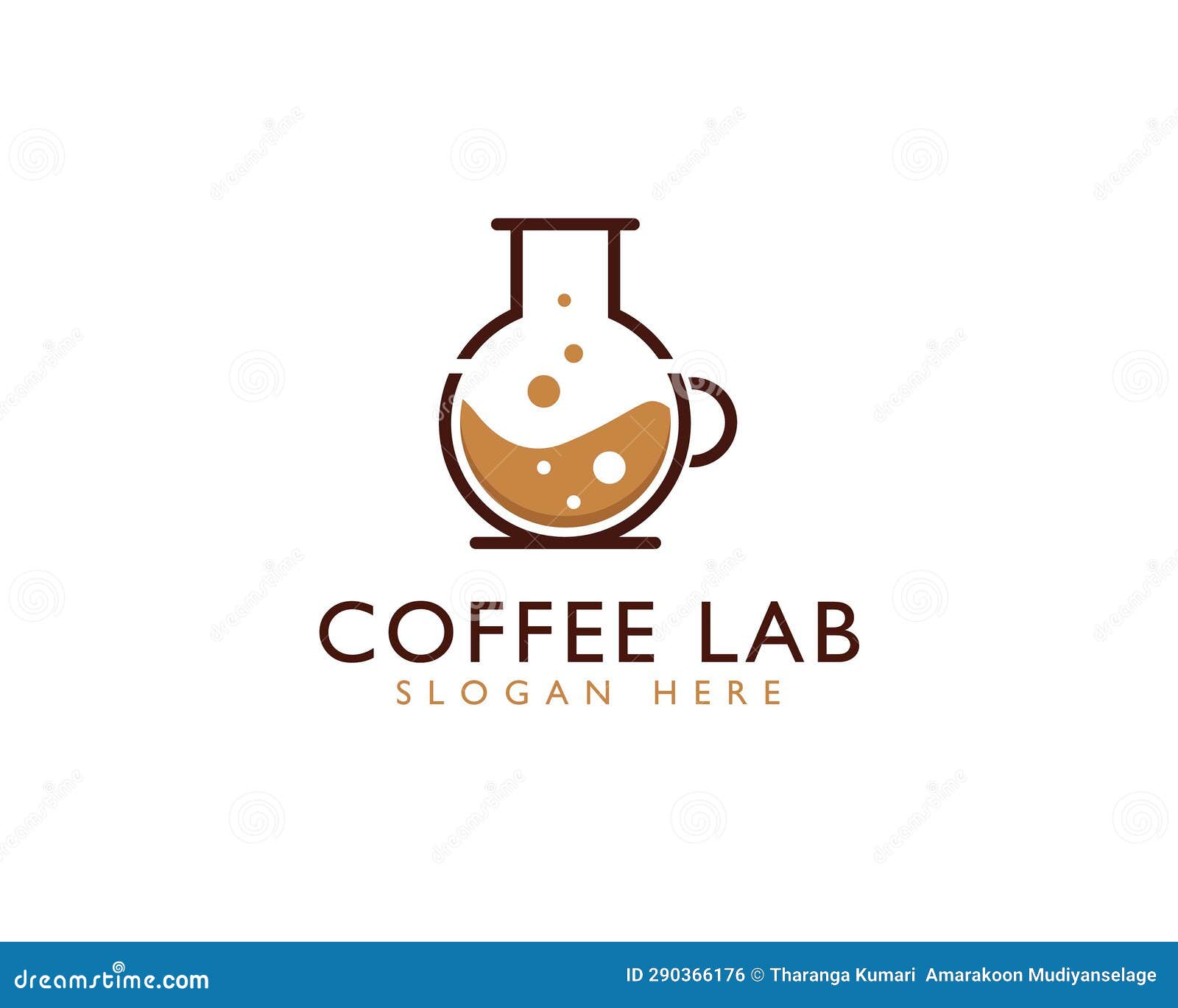 Coffee Lab Modern Logo for Brand Stock Vector - Illustration of label ...