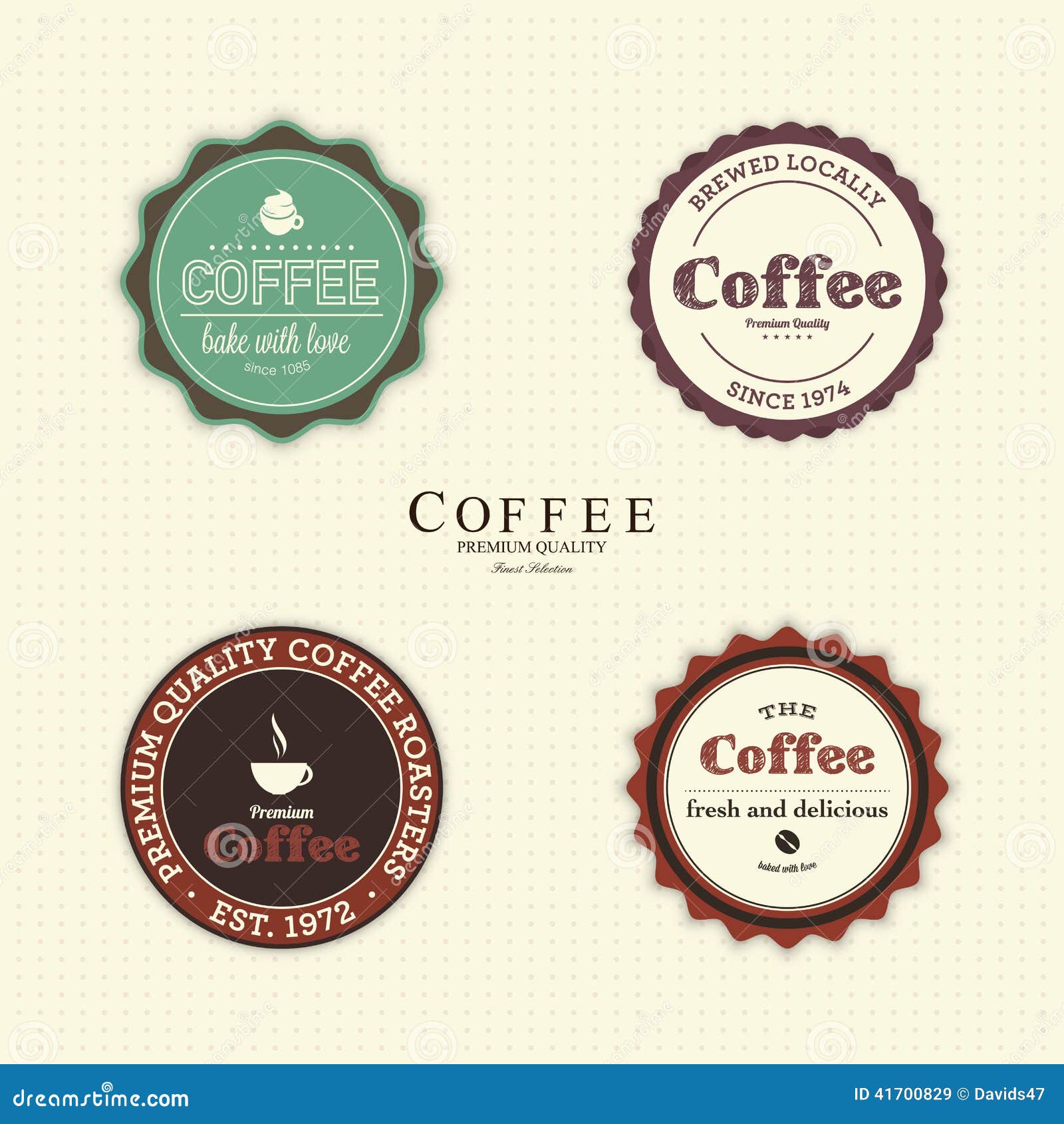 Coffee Labels stock vector. Illustration of icon, graphic - 41700829