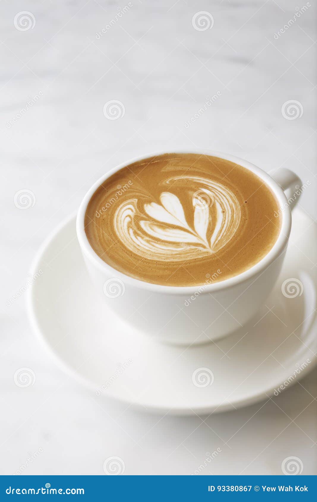 Coffee Latte Art On The Wood Texture Stock Photography | CartoonDealer ...
