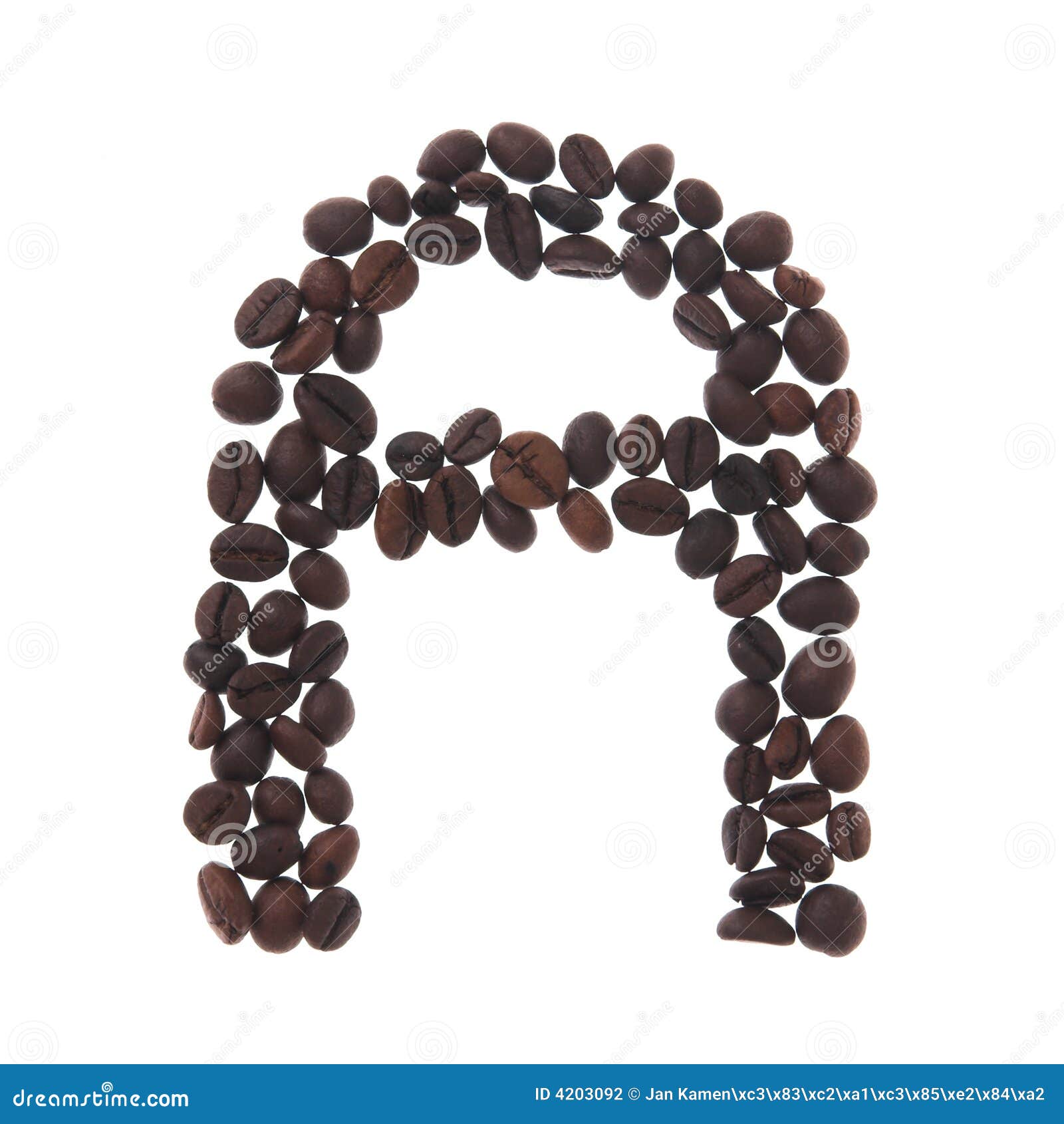 Coffee Letter A Stock Photography | CartoonDealer.com #4203092