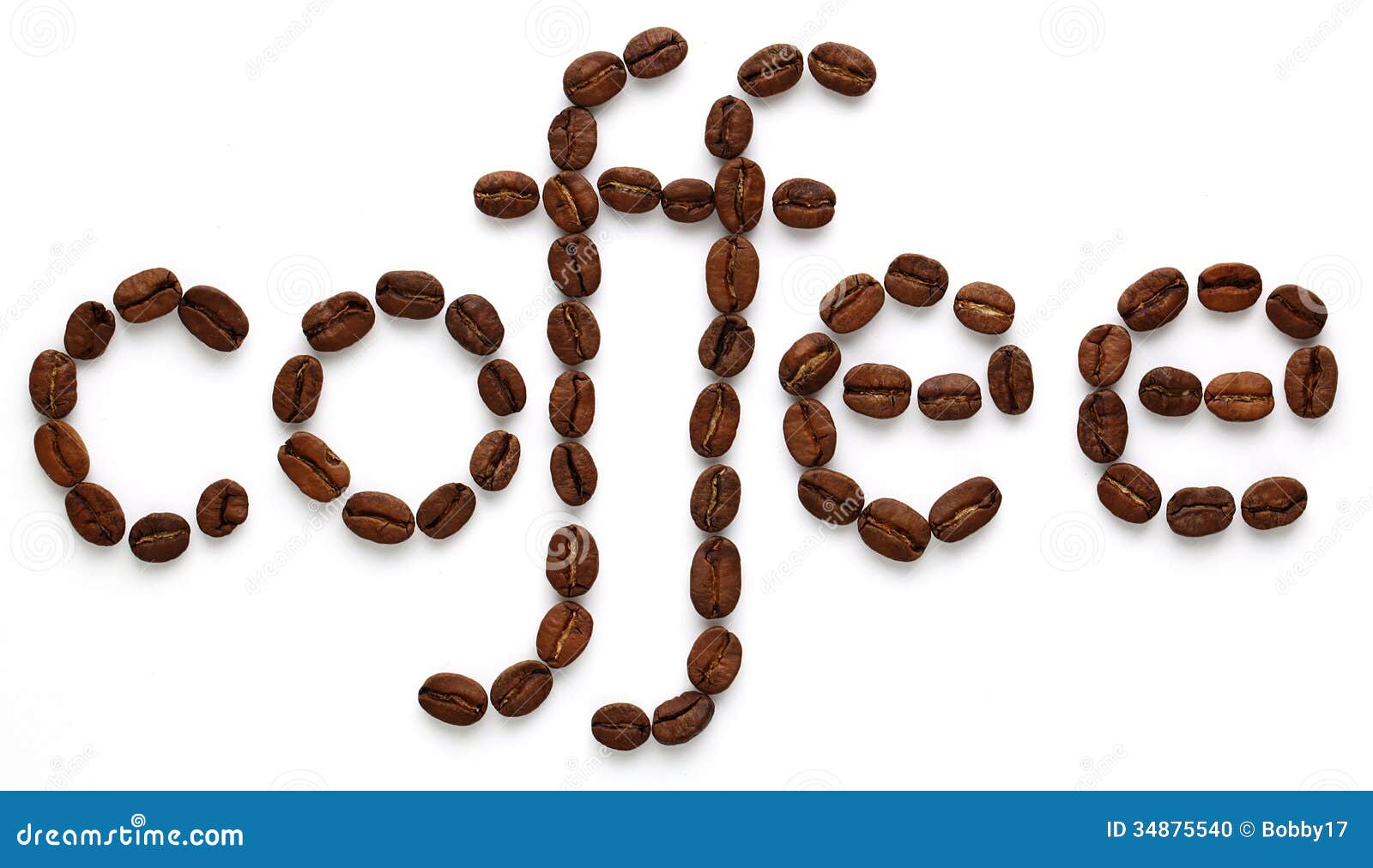 Coffee Letters Stock Photo - Image: 34875540