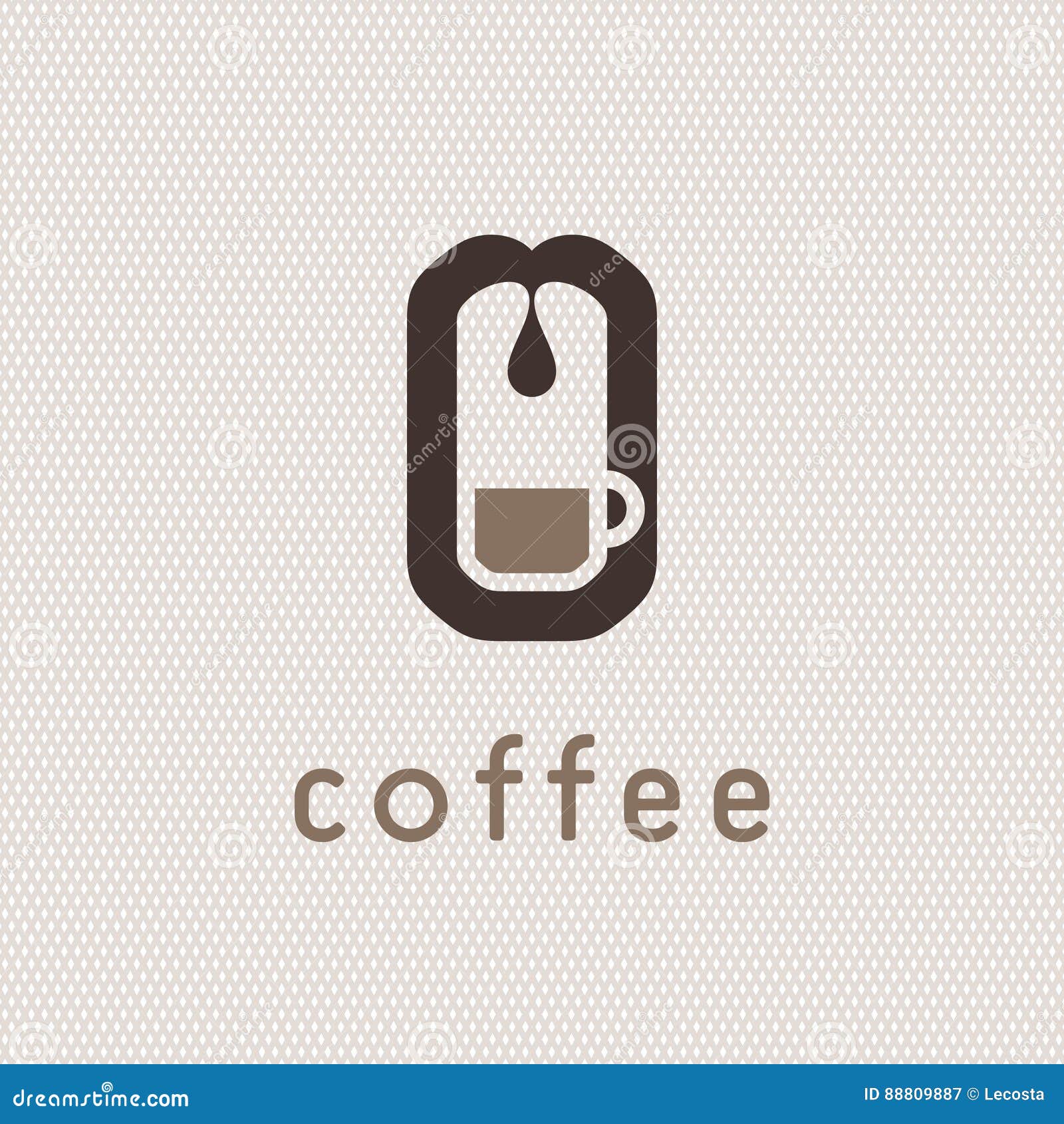 Esspresso Machine Coffee Restaurant Product Line Design Cartoon Vector ...