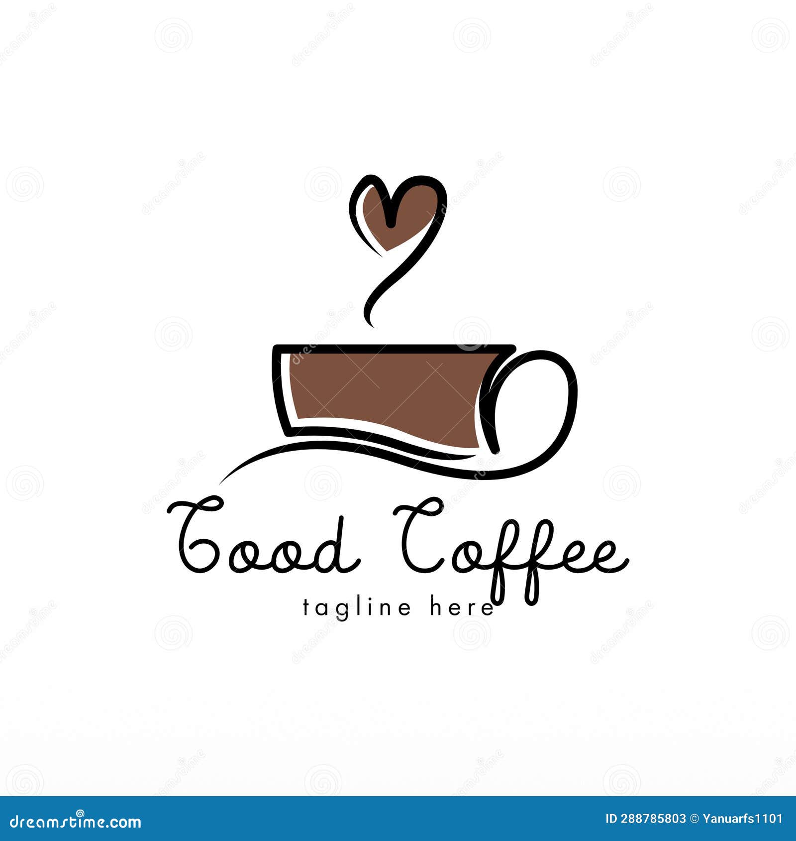 Coffee Logo Design Concept. Coffee Drink Logo Template Stock ...