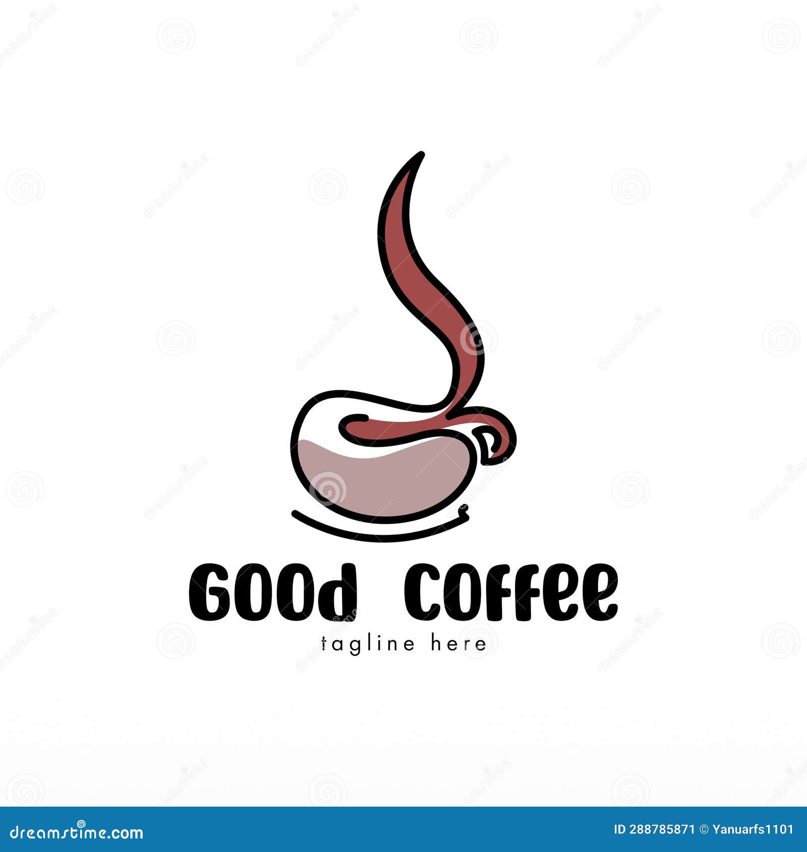 Coffee Logo Design Concept. Coffee Drink Logo Template Stock ...