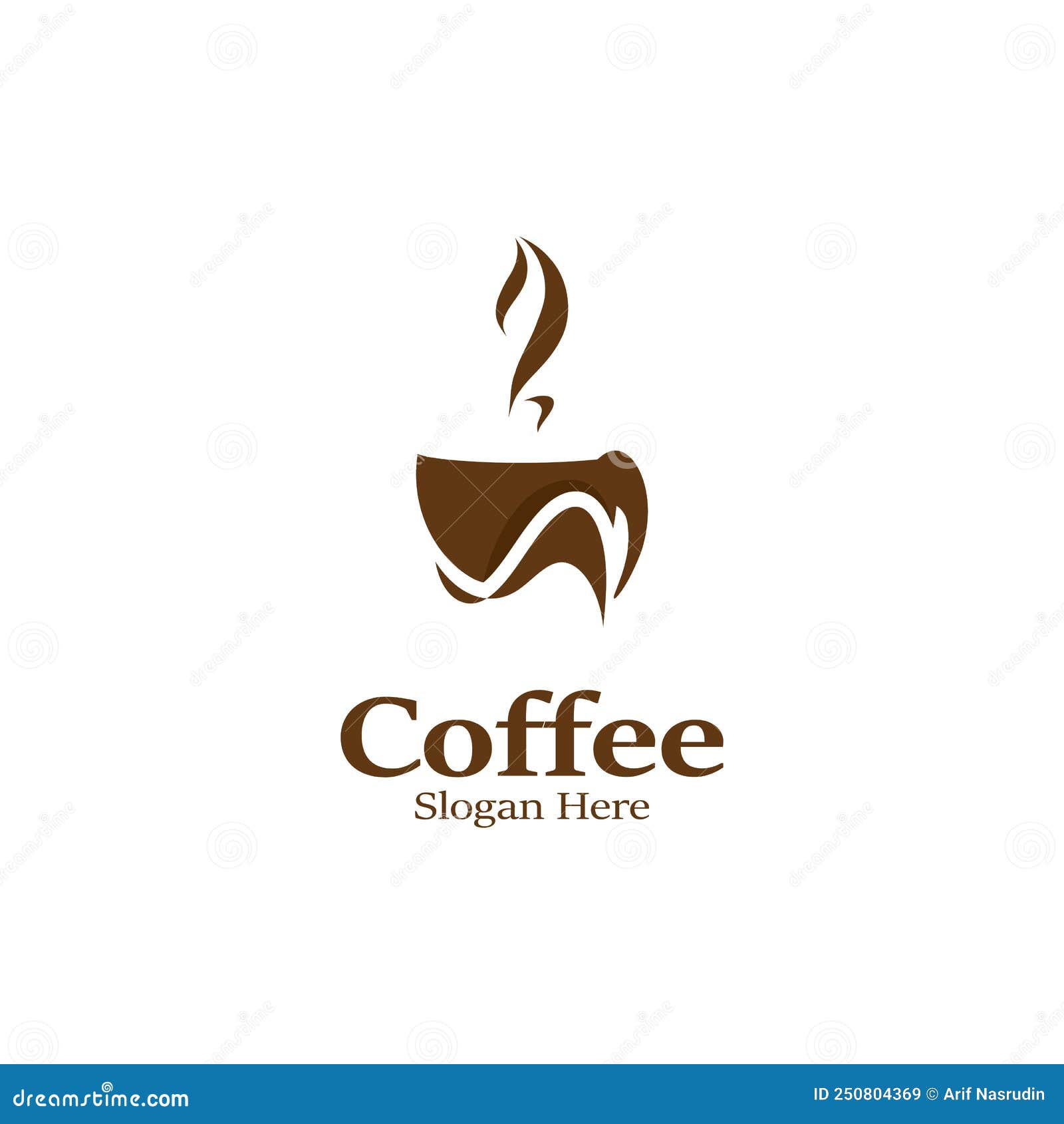 Coffee Logo Image. Creative Vector Design Idea Illustration Stock ...