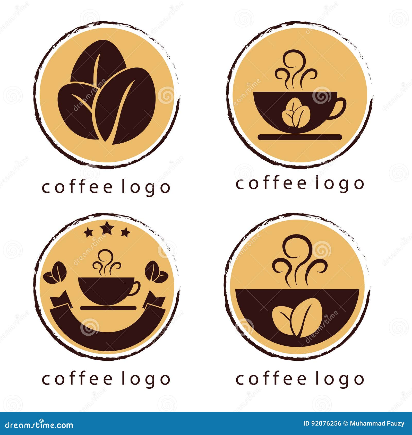Coffee Logo stock vector. Illustration of rest, logotype - 92076256