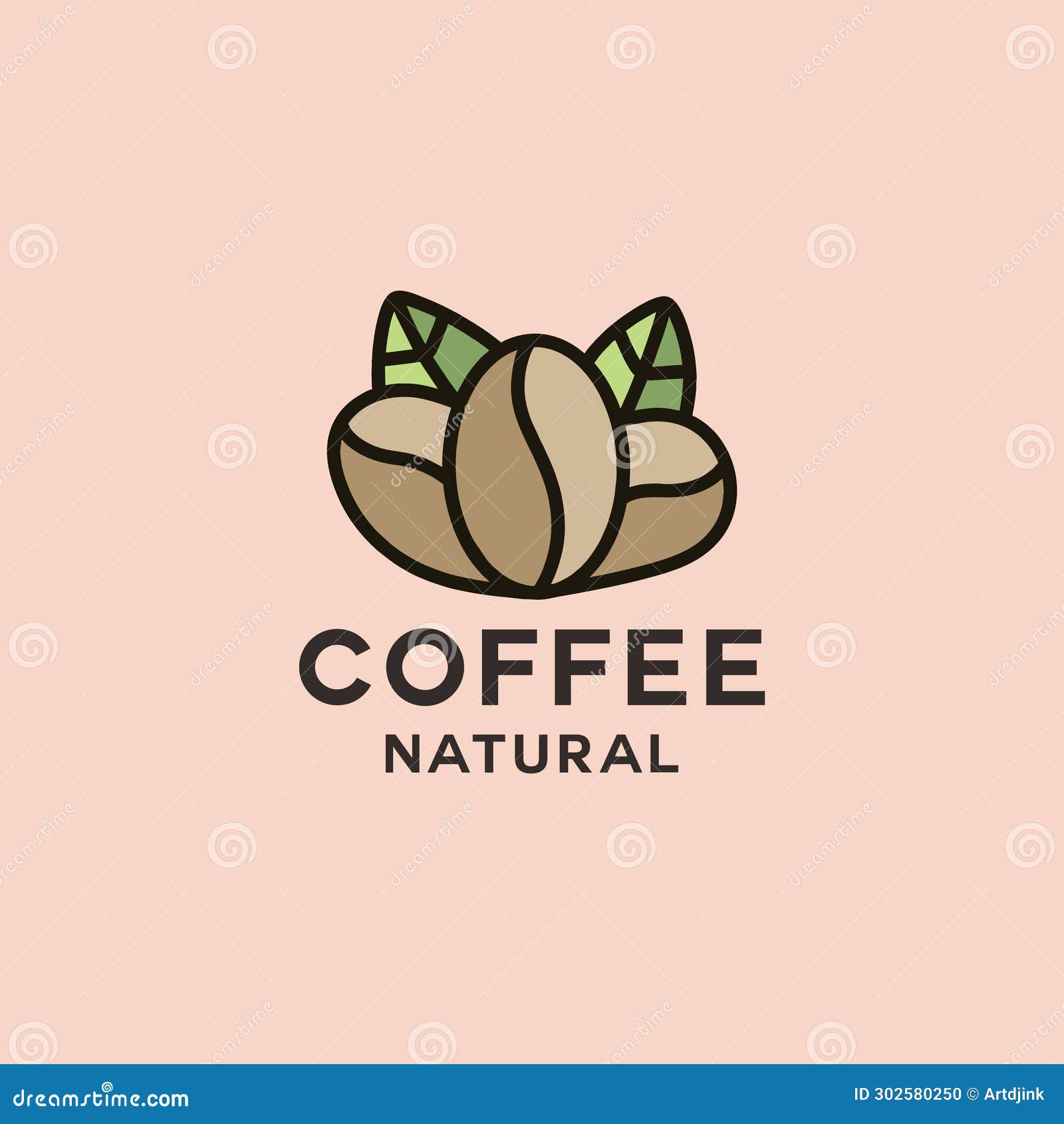 Coffee Logo Symbol Design Illustration Vector Icon Emblem Stock Vector ...