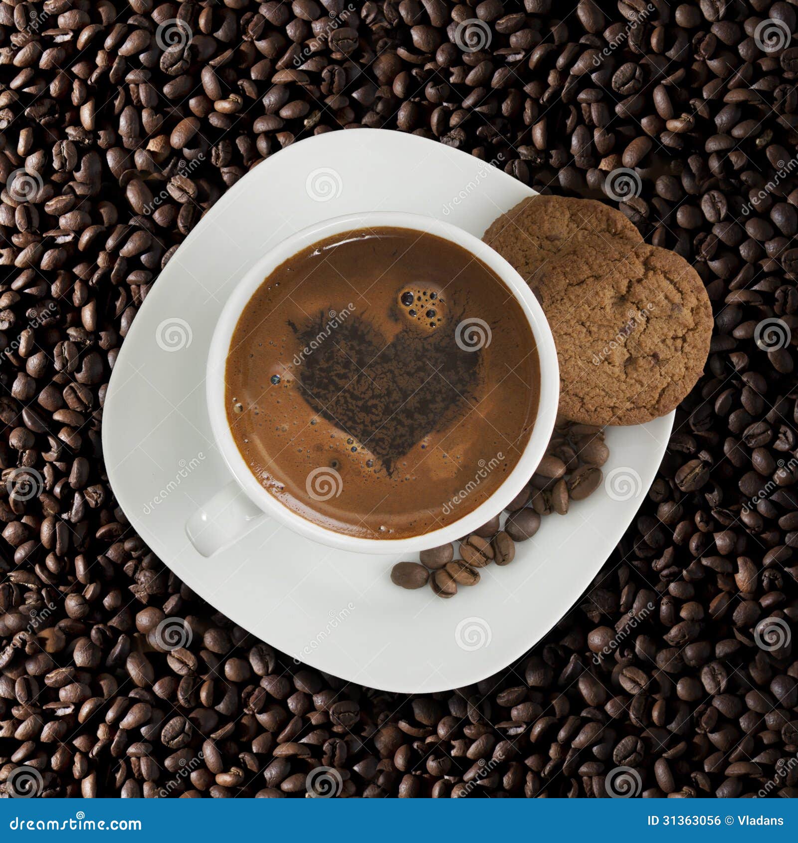 Coffee love stock photo. Image of heat, breakfast, macro - 31363056
