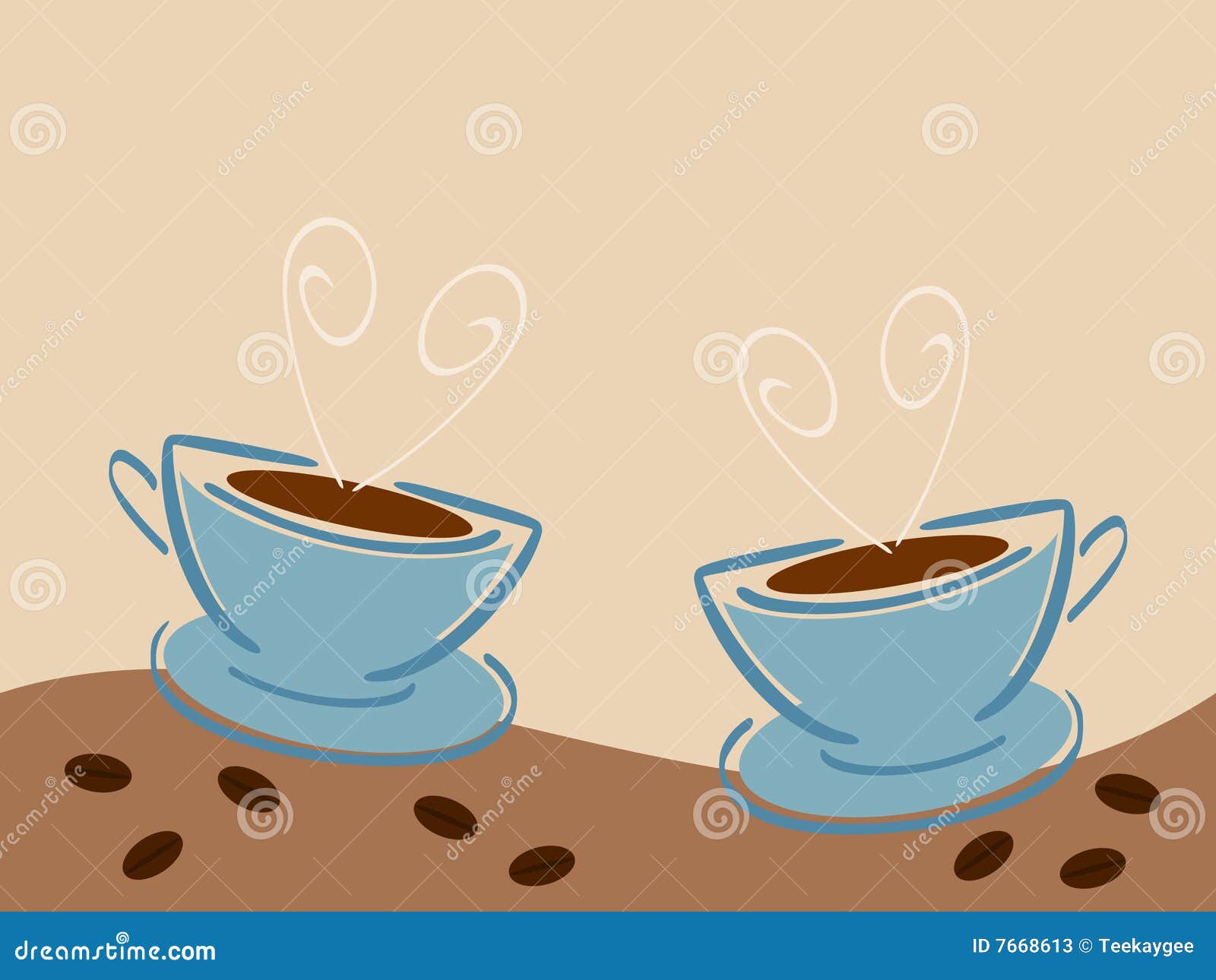 Coffee lover stock vector. Illustration of mocha, brown - 7668613