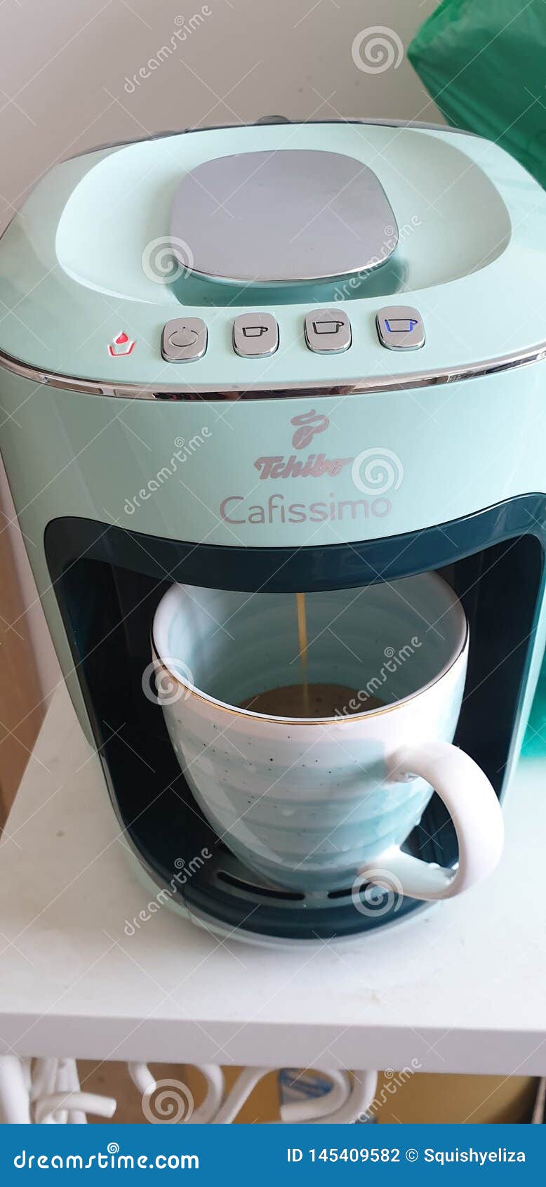 Coffee Machine Cafissimo by Tchibo Mint Colour Editorial Photography ...
