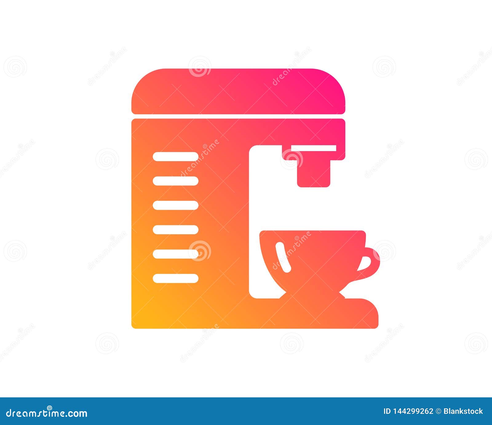 Coffee Machine Icon. Hot Drink Sign. Vector Stock Vector - Illustration ...