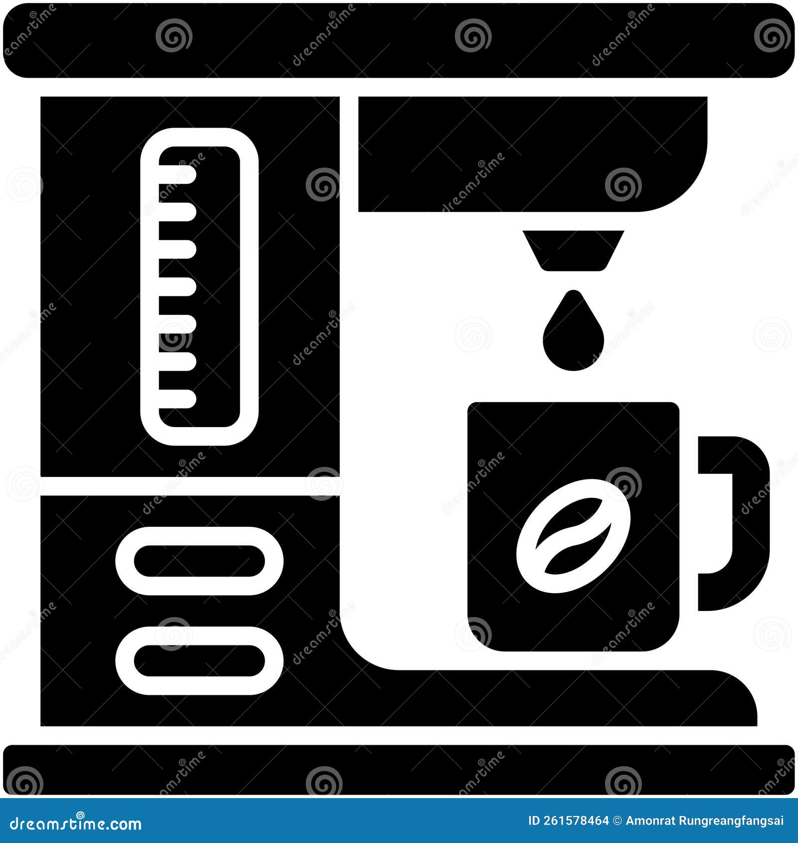 Coffee Machine Icon, Coffee Shop Related Vector Stock Vector ...