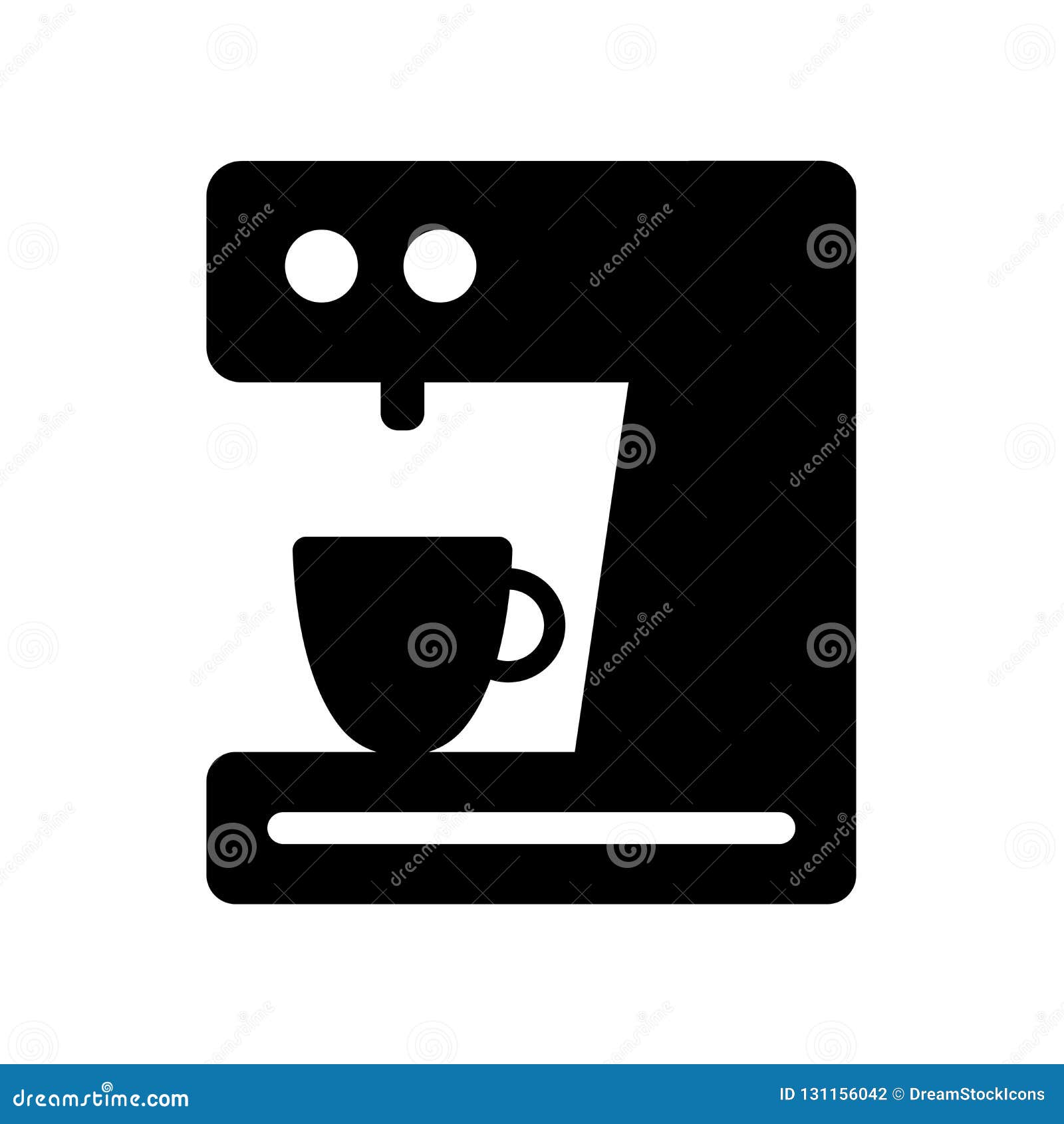 Coffee Machine Icon. Trendy Coffee Machine Logo Concept on White Stock ...