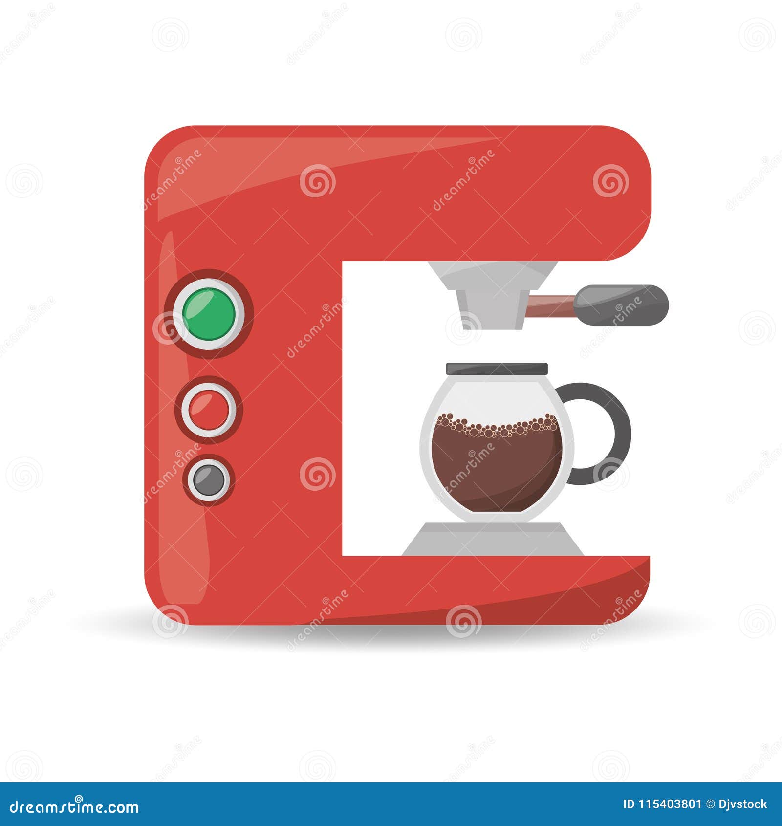 Coffee Machine Maker Beverage Menu Stock Vector - Illustration of ...