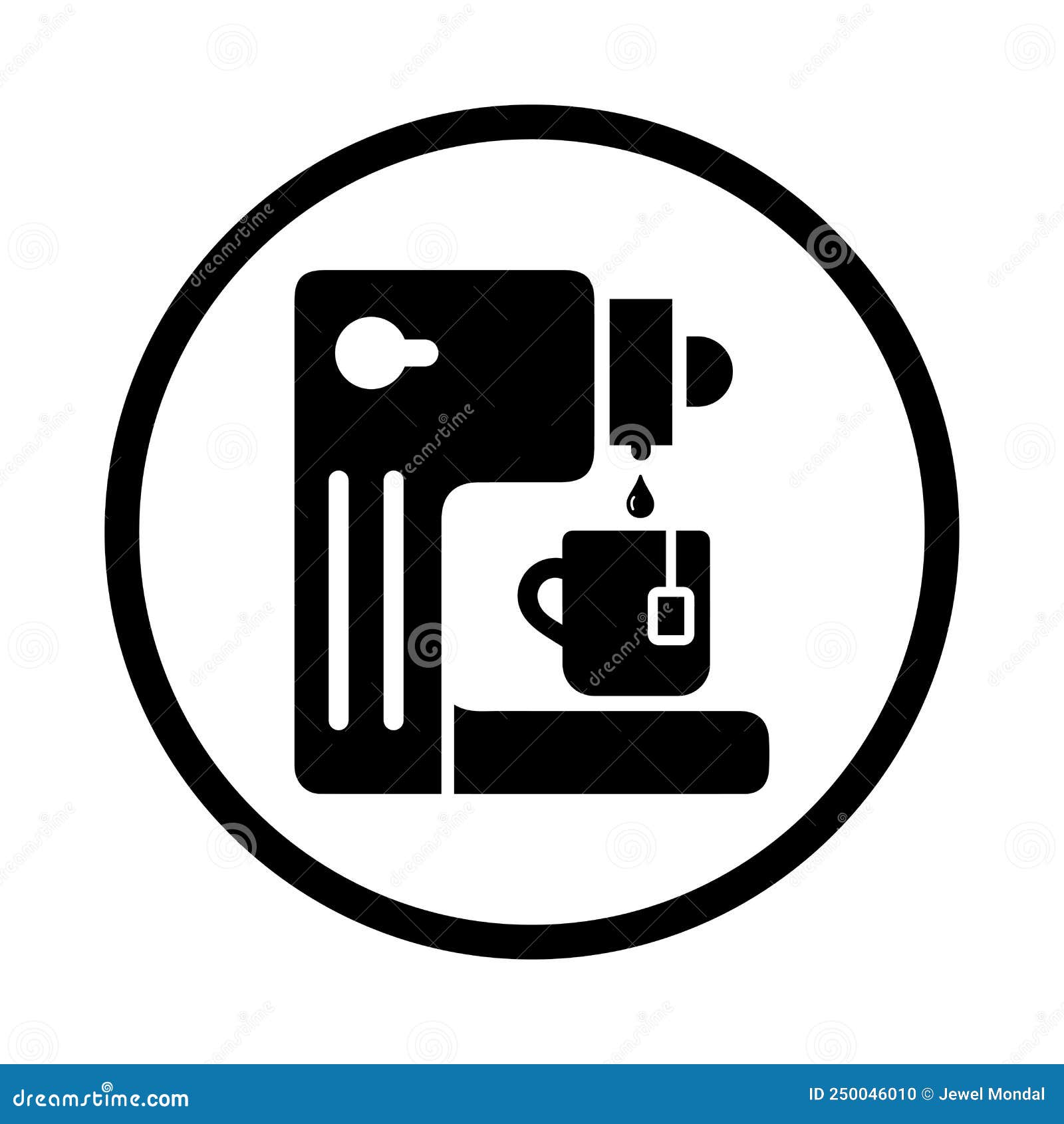 Coffee, Machine, Maker Icon. Black Vector Design Stock Illustration ...