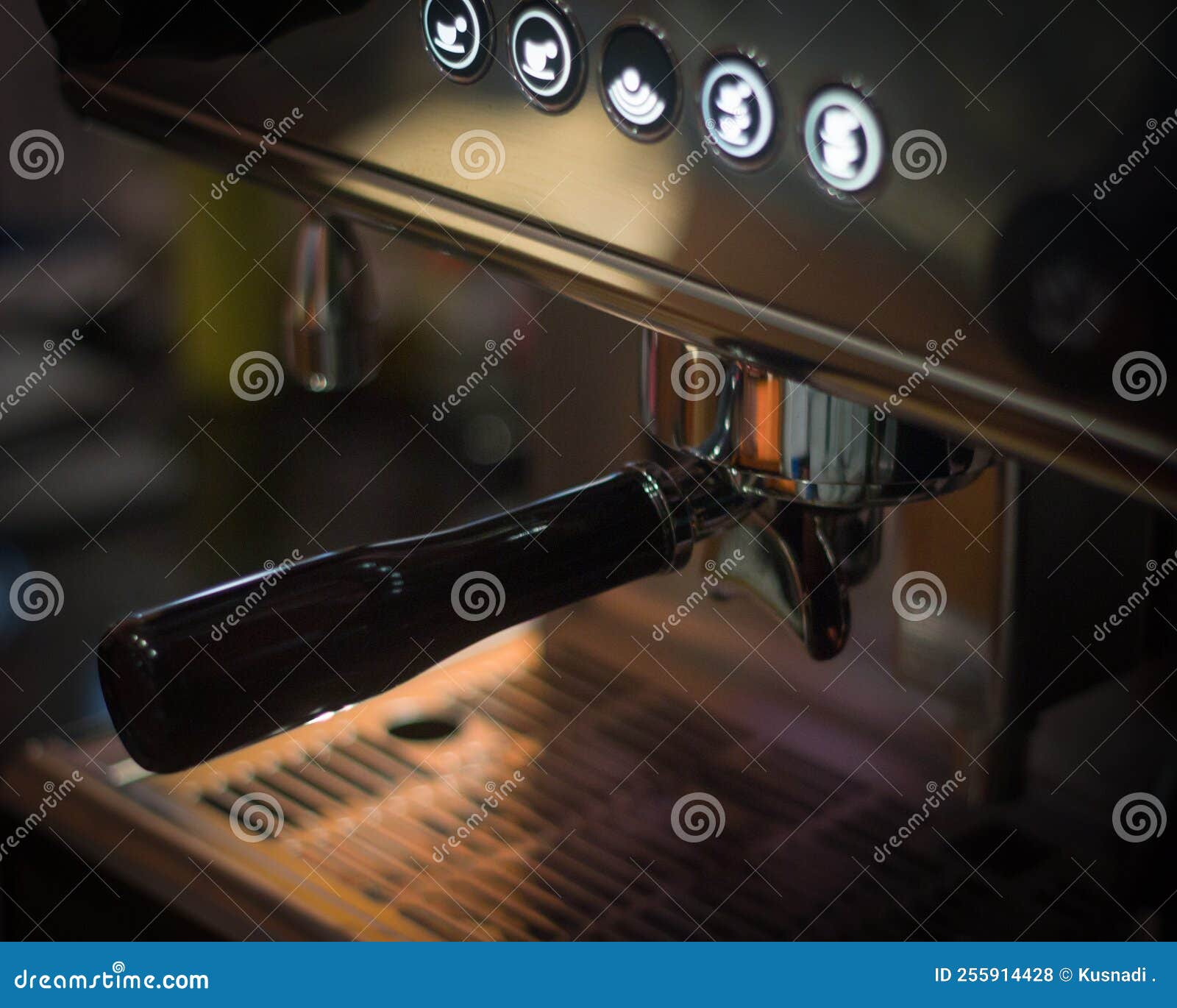 This is Coffee Machine for Making Espresso Stock Photo - Image of ...