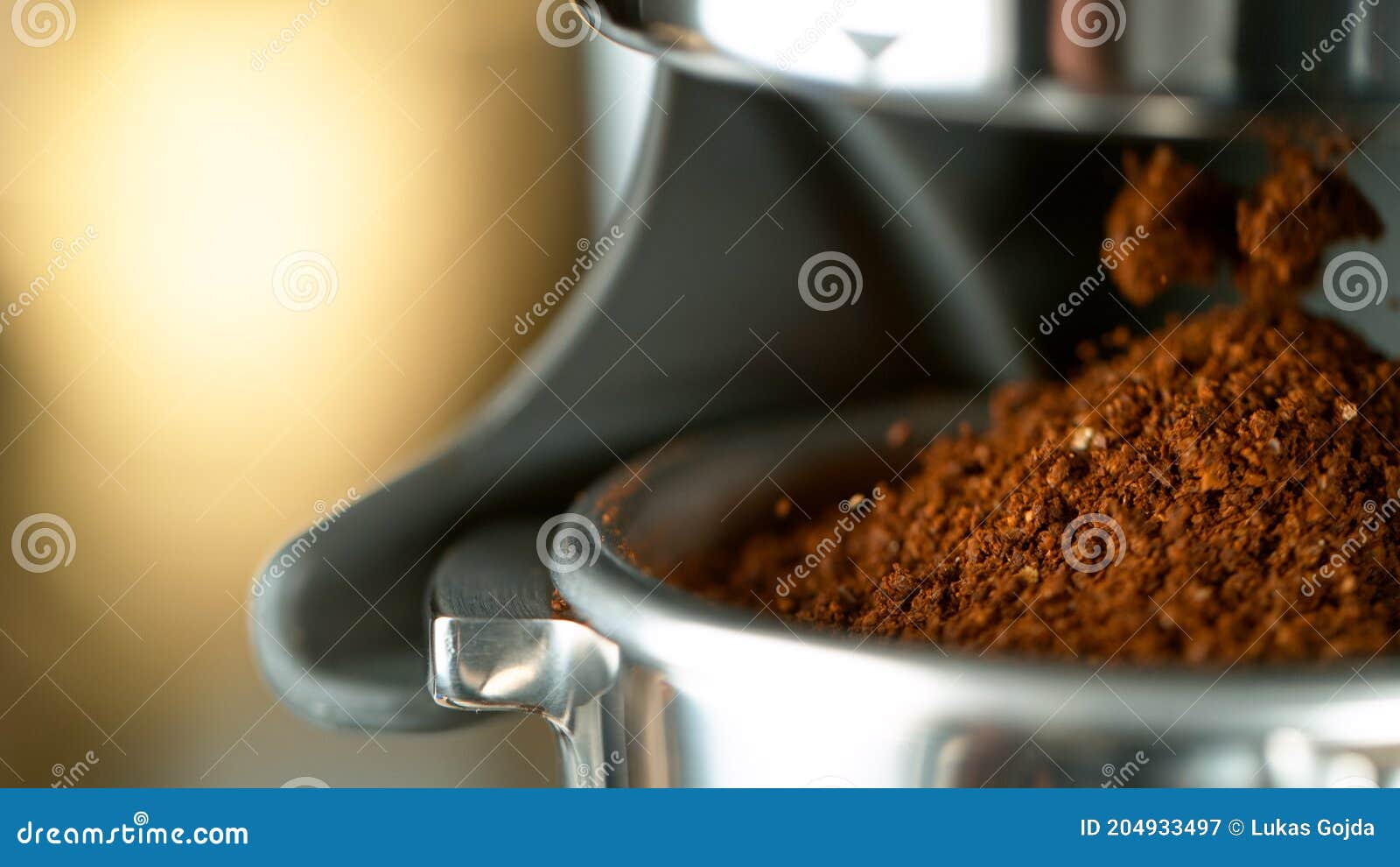 Coffee Machine Preparing Fresh Coffee Stock Image - Image of color ...