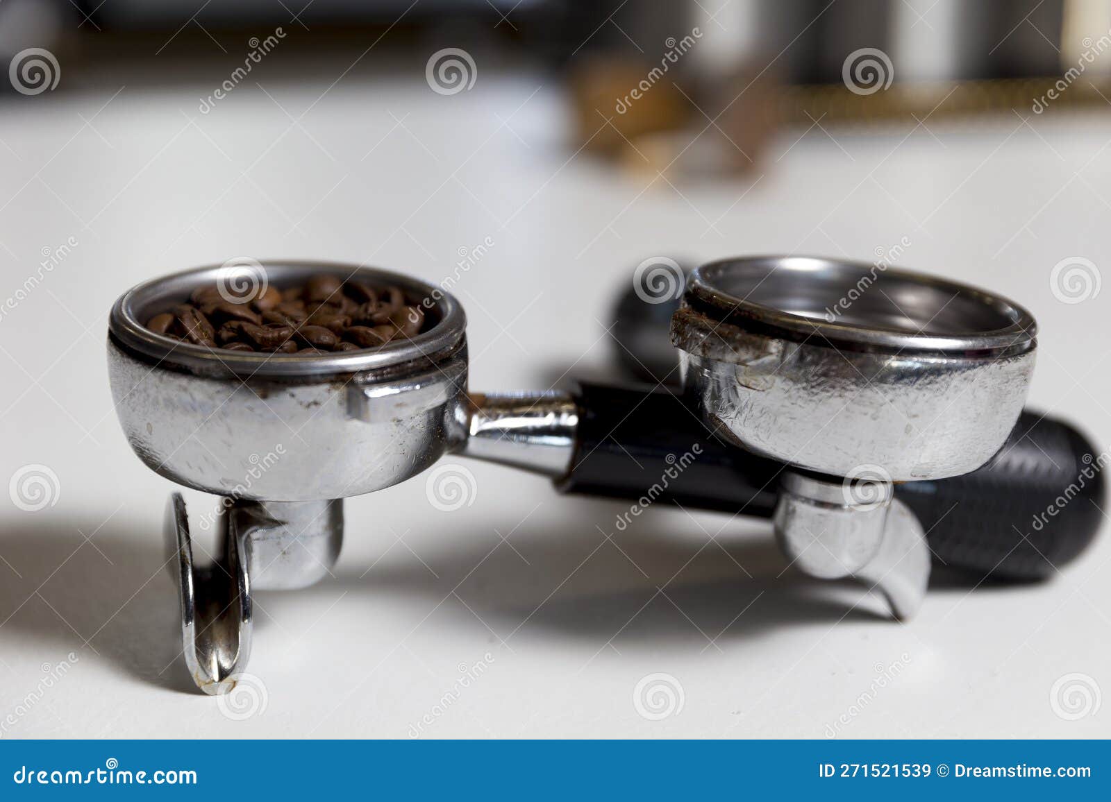 Coffee Machine. the Process of Making Coffee. Coffee Beans. Cup of ...