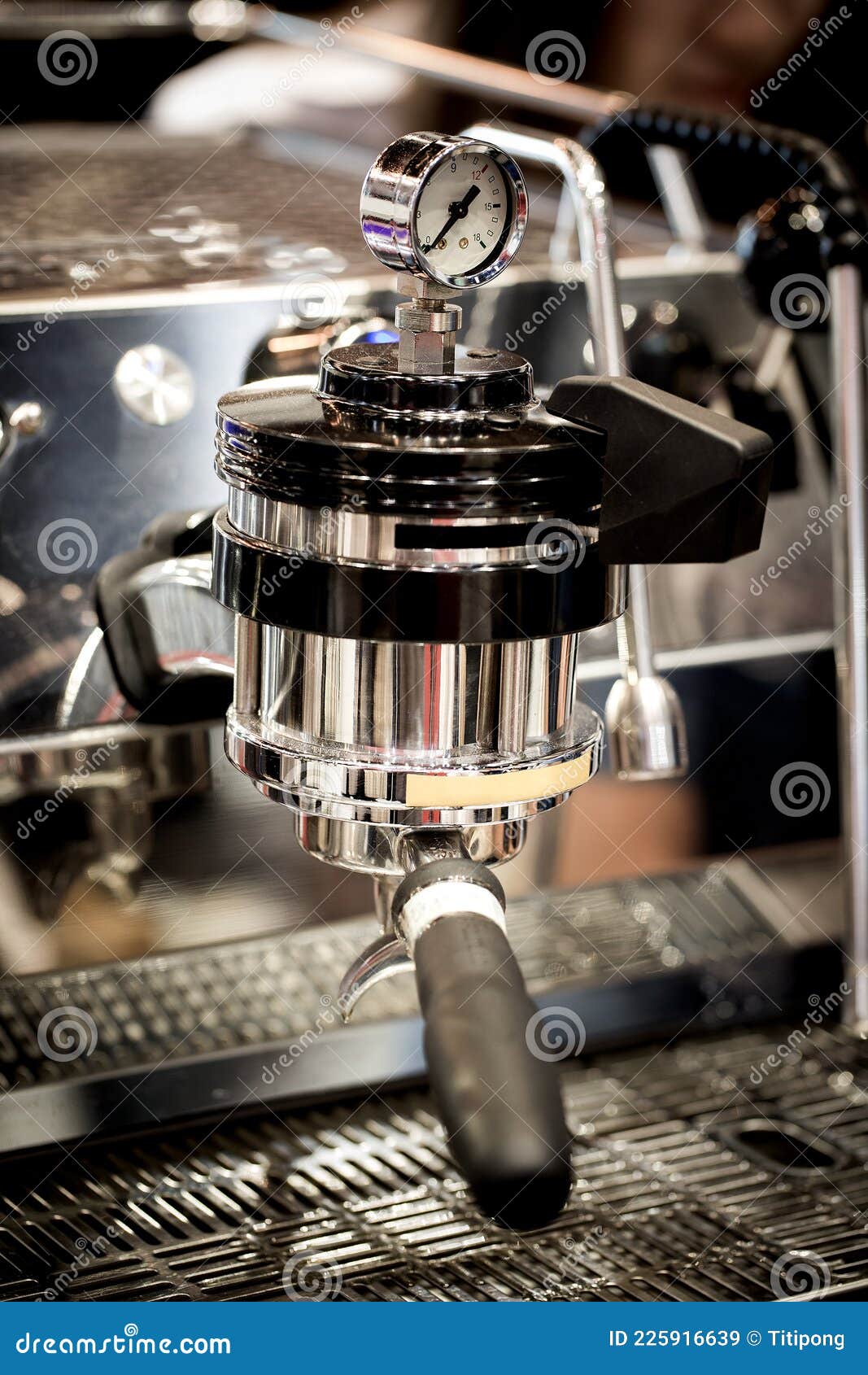 Coffee Machine Ready To Use Stock Image - Image of cafe, capucinno ...