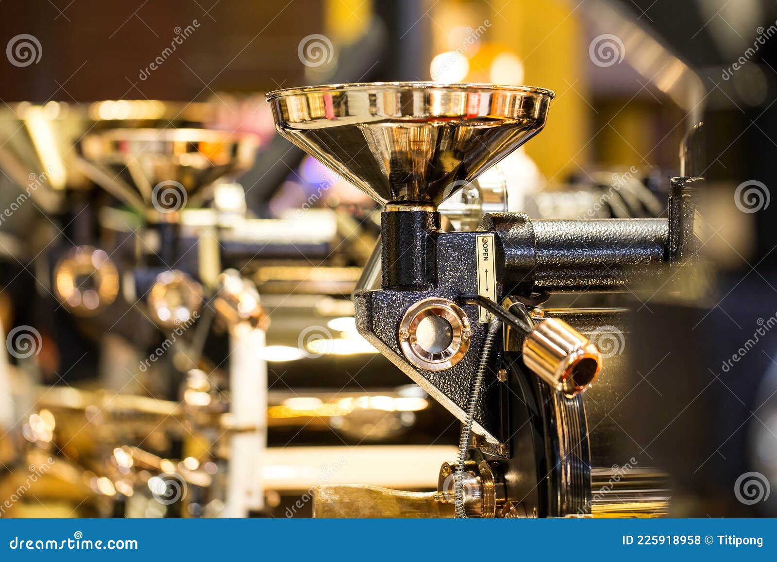 Coffee Machine Ready To Use Stock Photo - Image of addiction, roasting ...