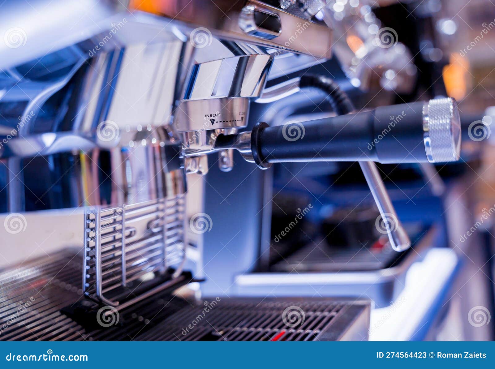 Coffee Machine in the Showroom of a Large Store Stock Image - Image of ...
