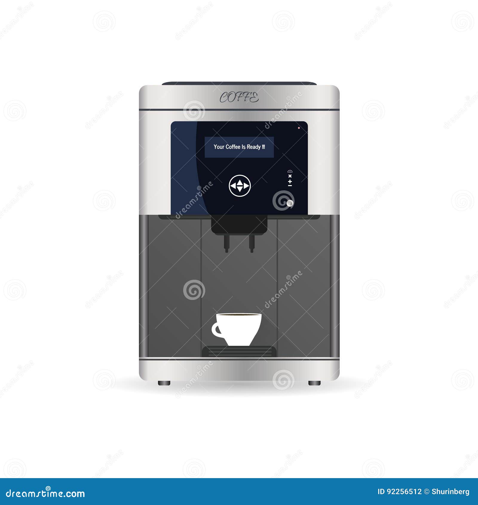 Coffee Machine. Vector Illustration Stock Vector - Illustration of icon ...