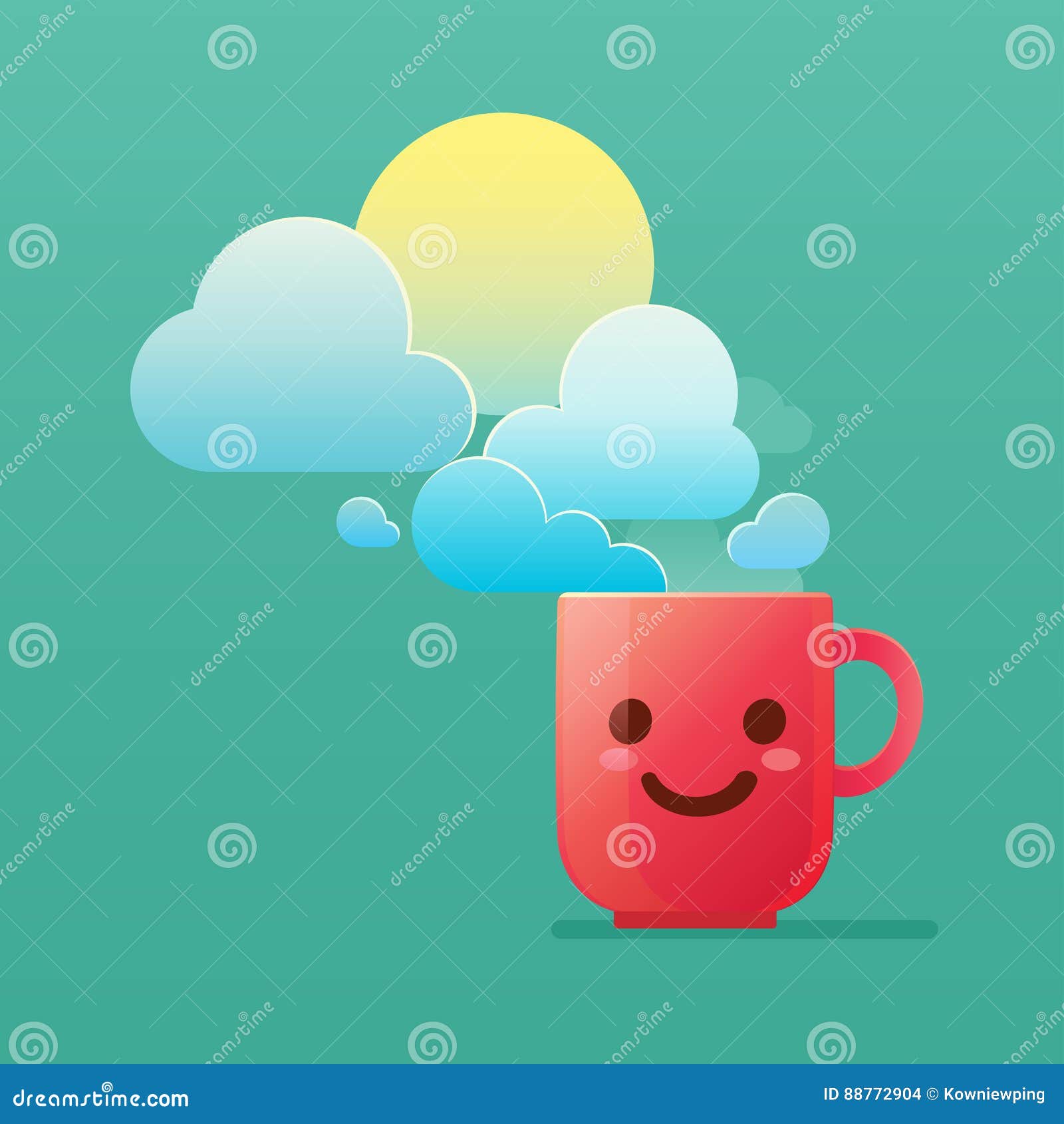 Coffee Make Me Refresh in the Morning on Every Workdays Stock ...