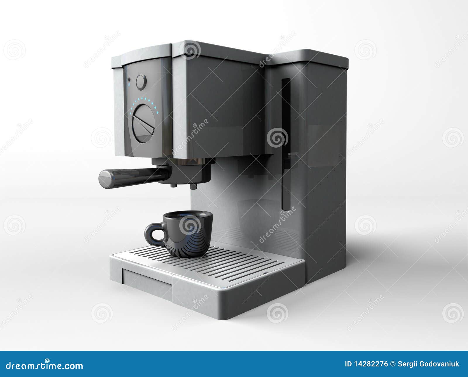 Coffee maker stock illustration. Illustration of color - 14282276