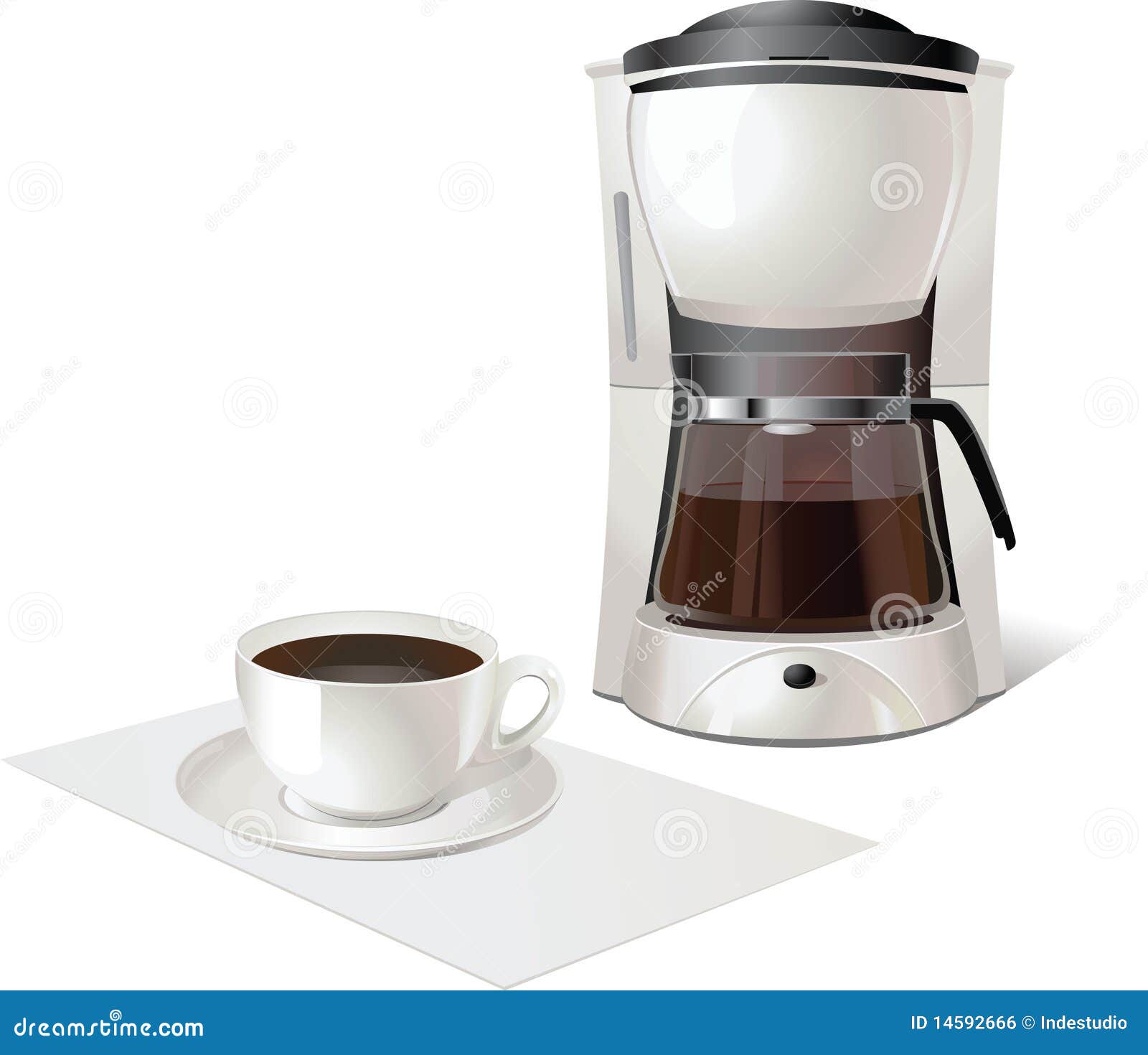 Coffee Maker Icons Cartoon Vector | CartoonDealer.com #55523597