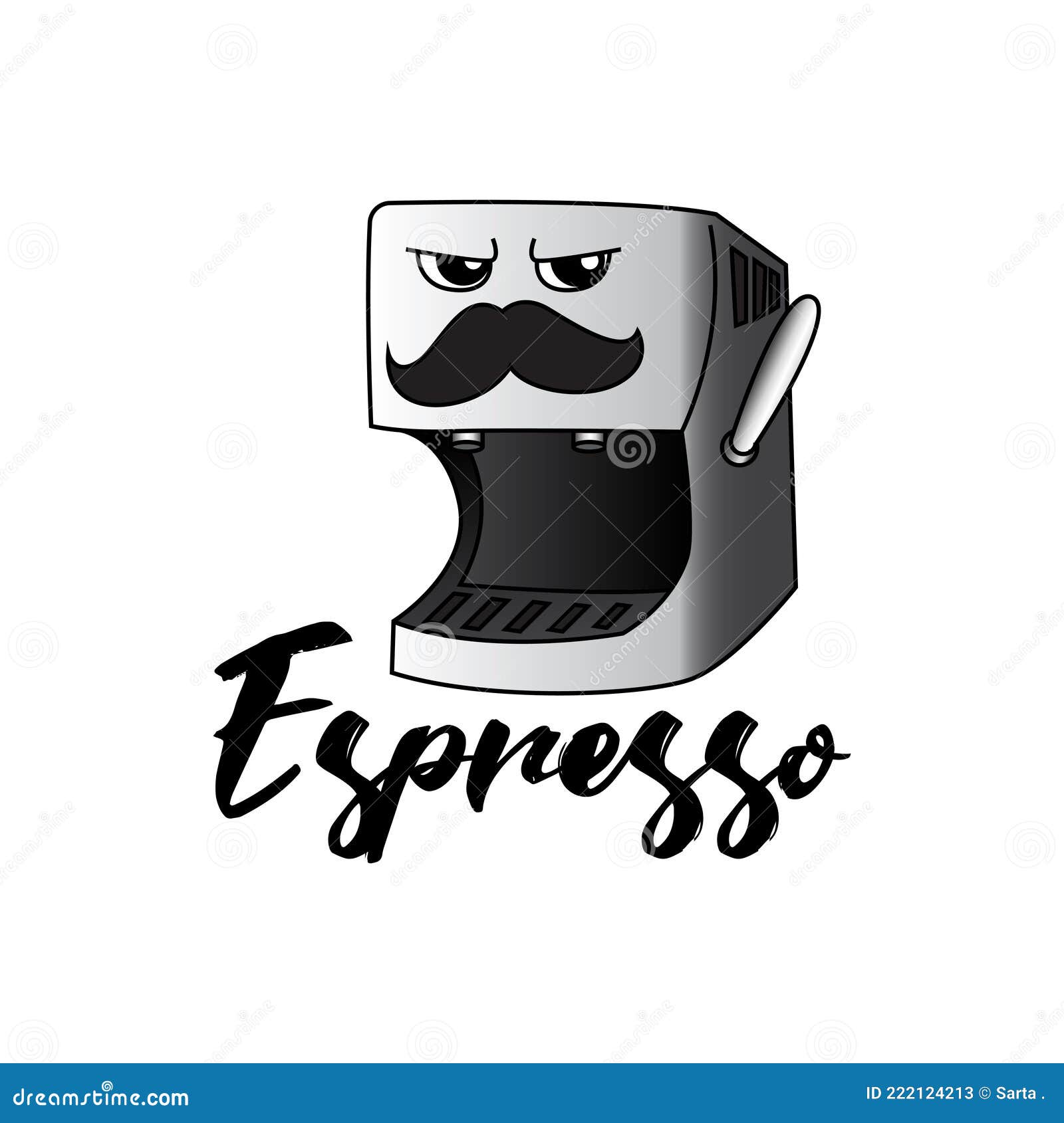 Coffee Maker Machine Cartoon Mascot Vector Stock Vector - Illustration ...