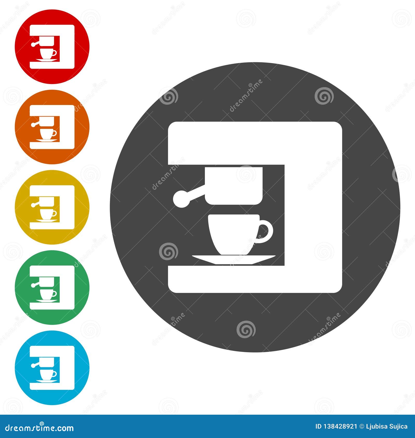 Coffee Maker Machine Simple Icon, Coffee Maker Icon Stock Vector ...