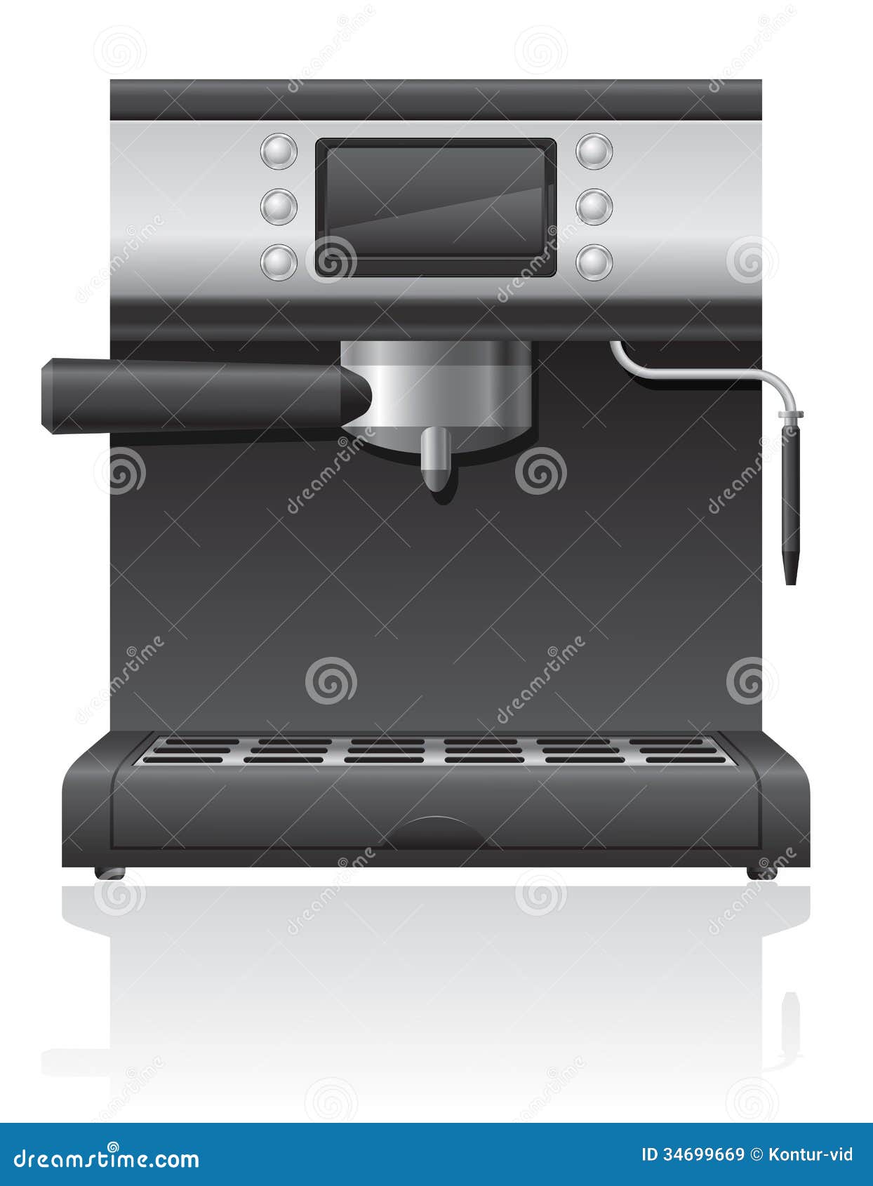 Sad Coffee Maker Cartoon Stock Illustration | CartoonDealer.com #65427829