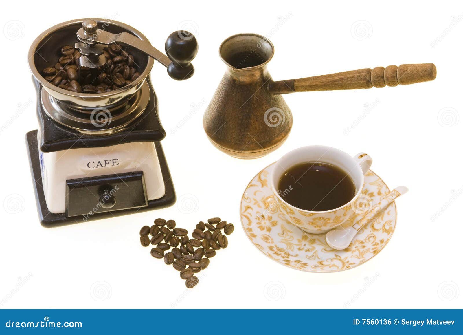 Coffee making stock photo. Image of drink, taste, spoon - 7560136