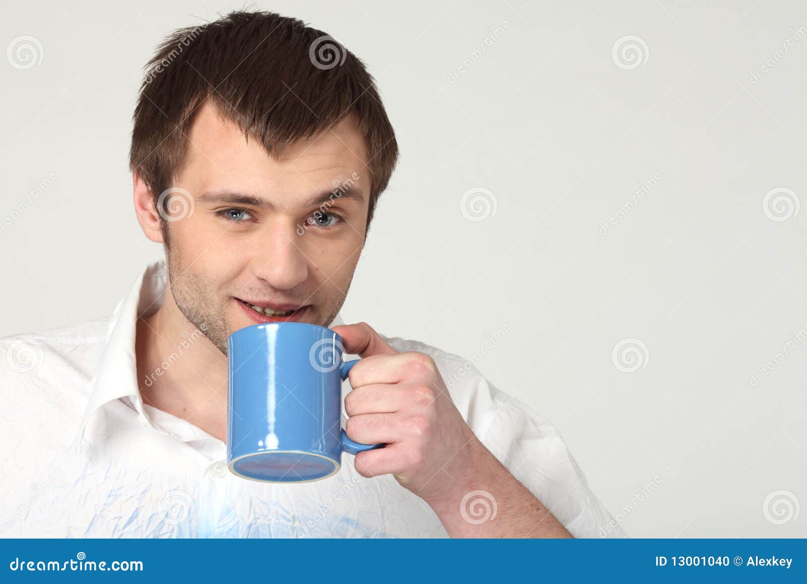Coffee man stock photo. Image of caucasian, cheerful - 13001040