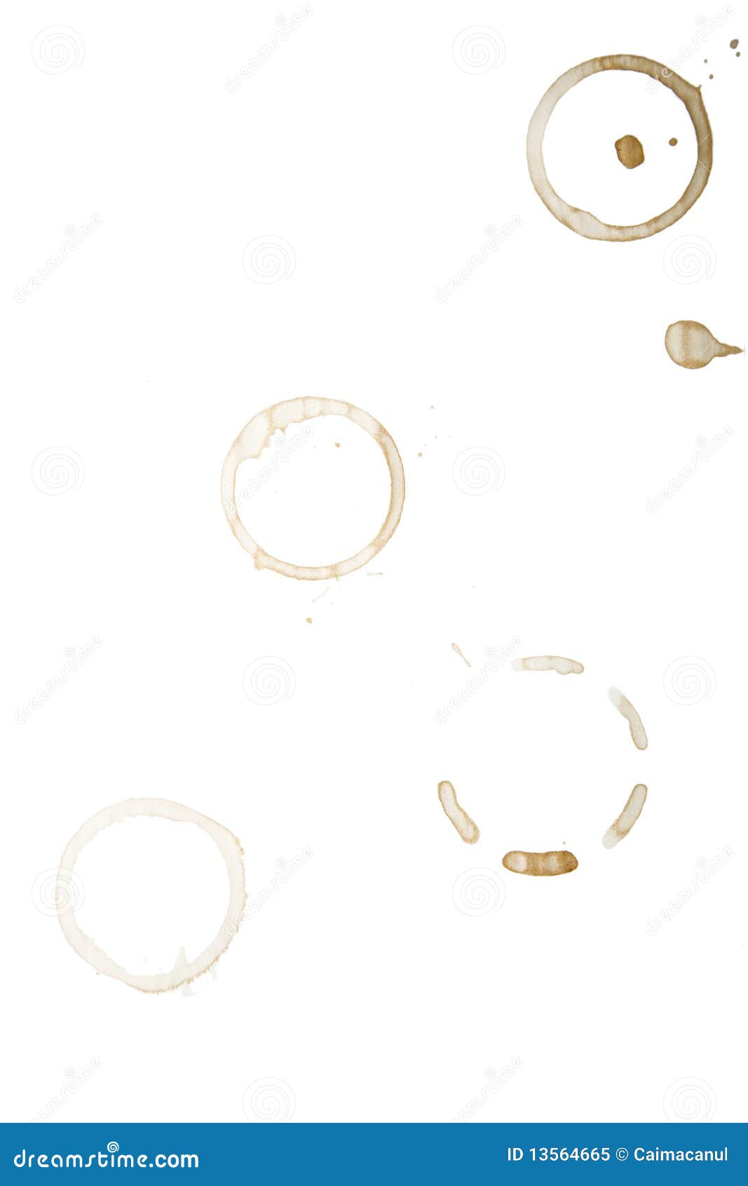 Coffee marks stock illustration. Illustration of coffee - 13564665