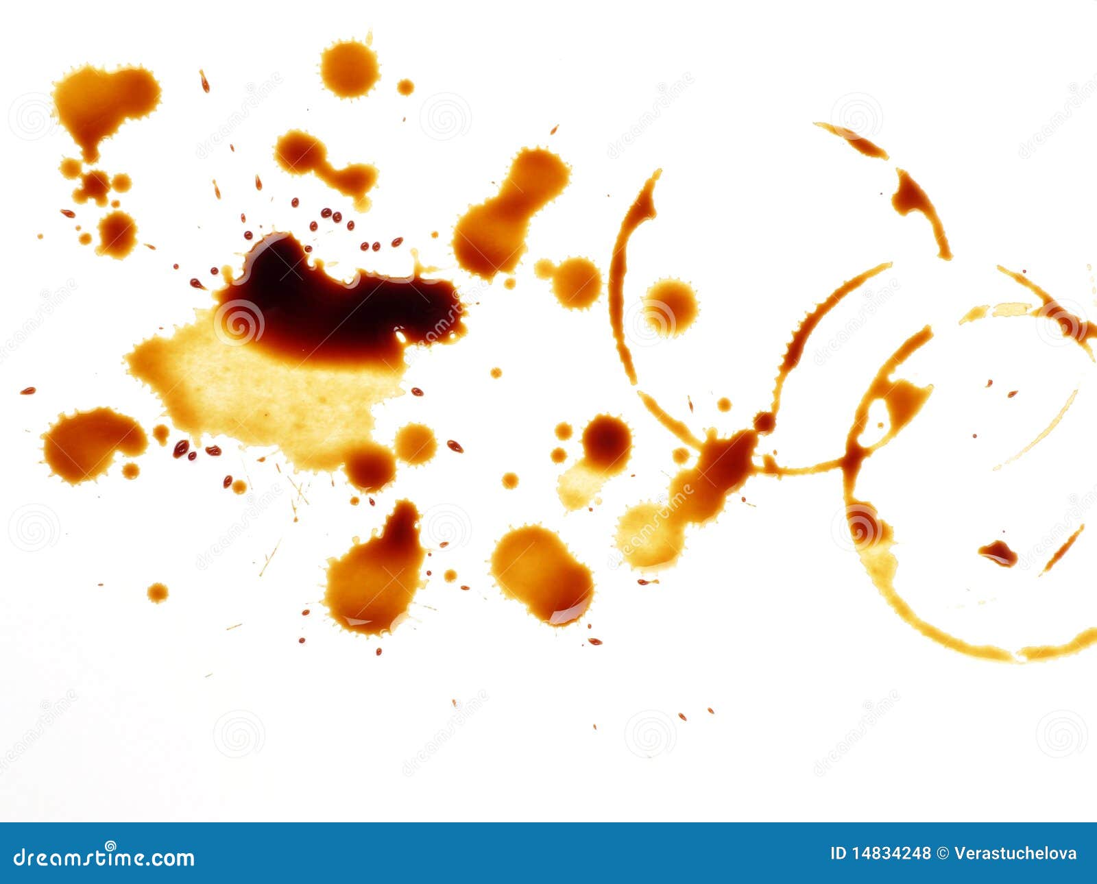 Coffee marks and drops stock photo. Image of cardboard - 14834248