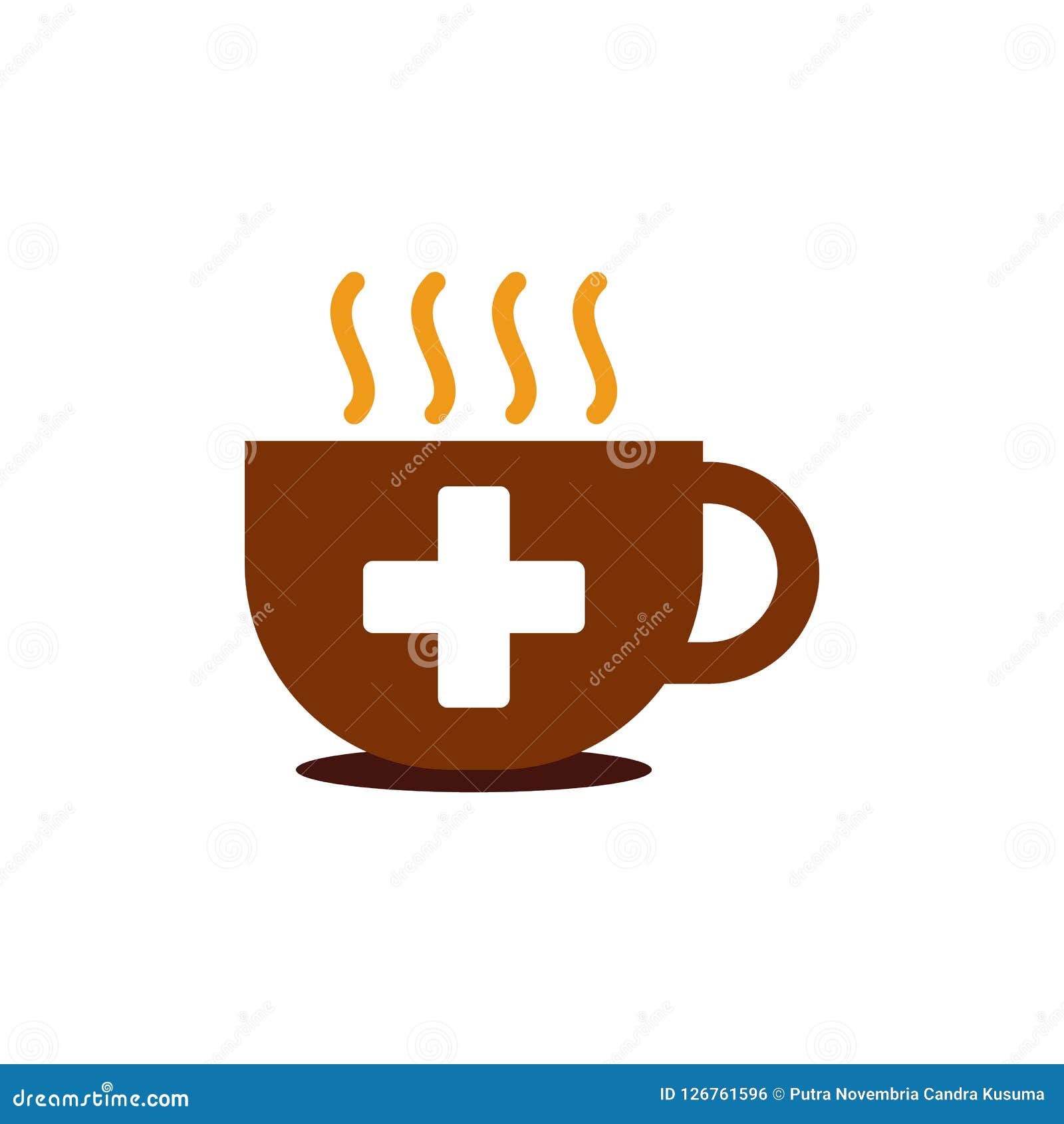 Coffee Medical Logo Icon Design Stock Vector - Illustration of drink ...