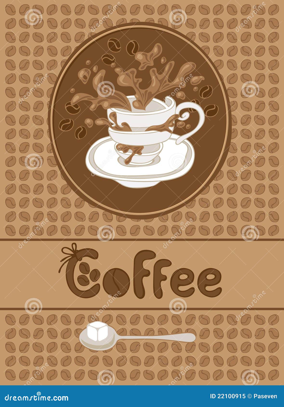 Coffee menu stock vector. Illustration of design, cartoon - 22100915