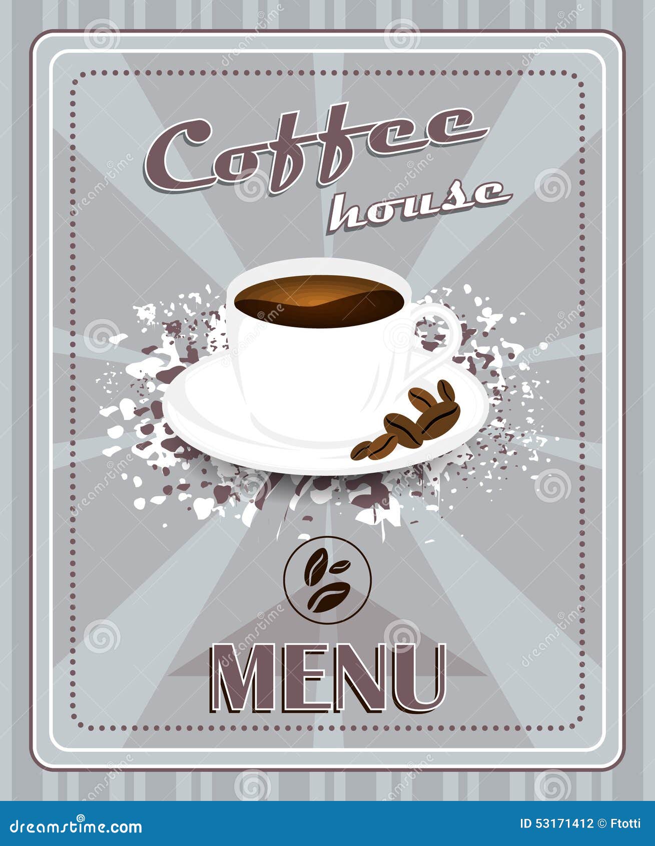 Coffee menu poster stock vector. Illustration of line - 53171412