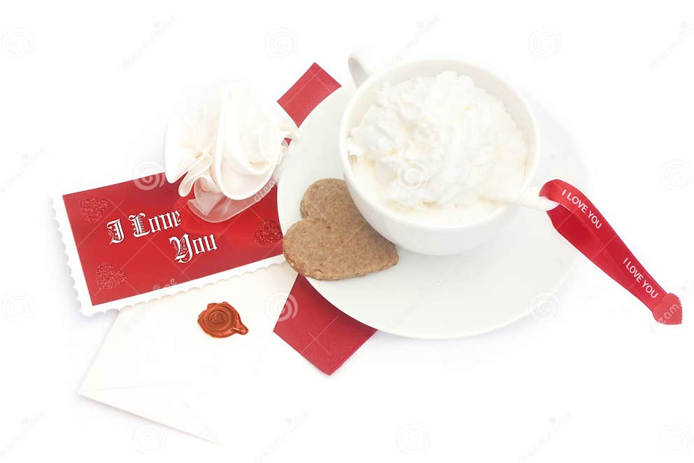 Coffee with message stock photo. Image of card, celebration - 28795926