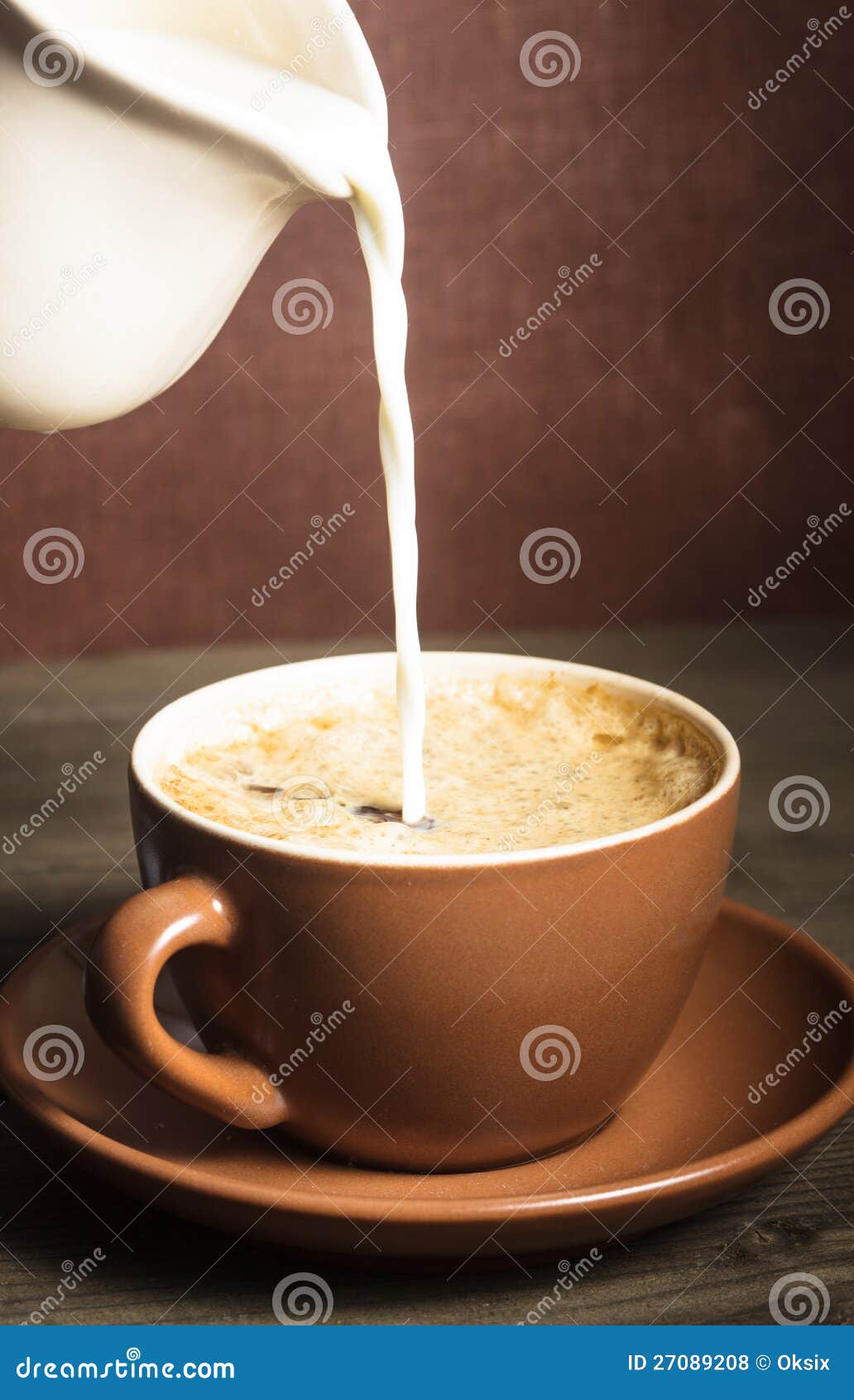 Coffee with milk stock photo. Image of beverage, life - 27089208